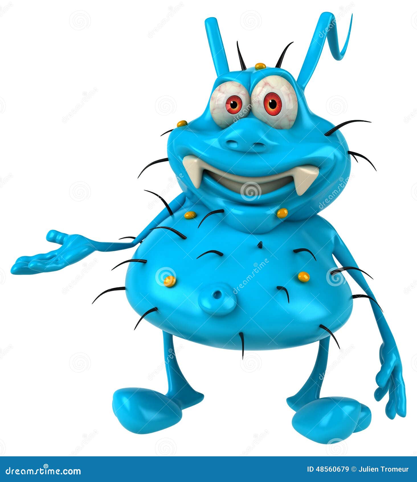 Fun germ stock illustration. Illustration of graphics - 48560679