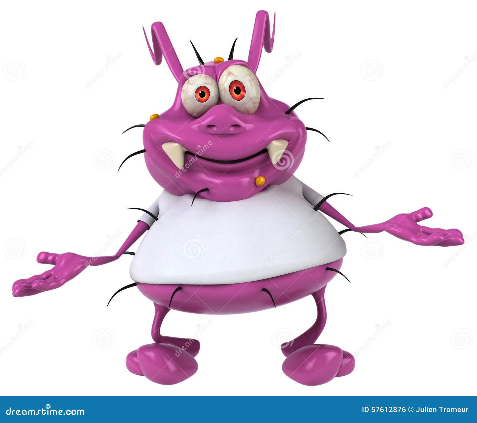 Fun germ stock illustration. Illustration of graphics - 57612876