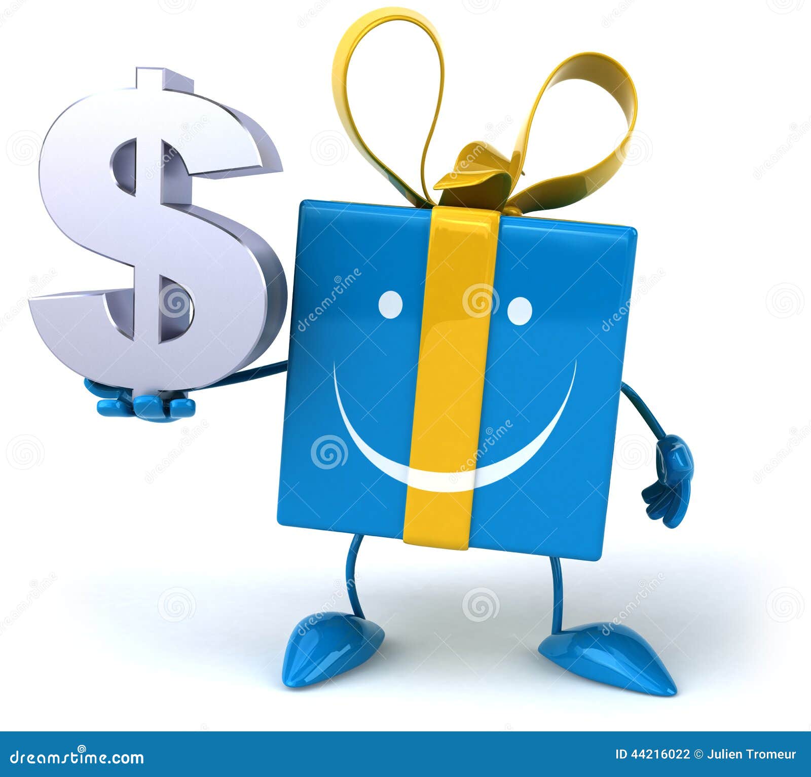 Fun gift stock illustration. Illustration of dollar, surprise - 44216022
