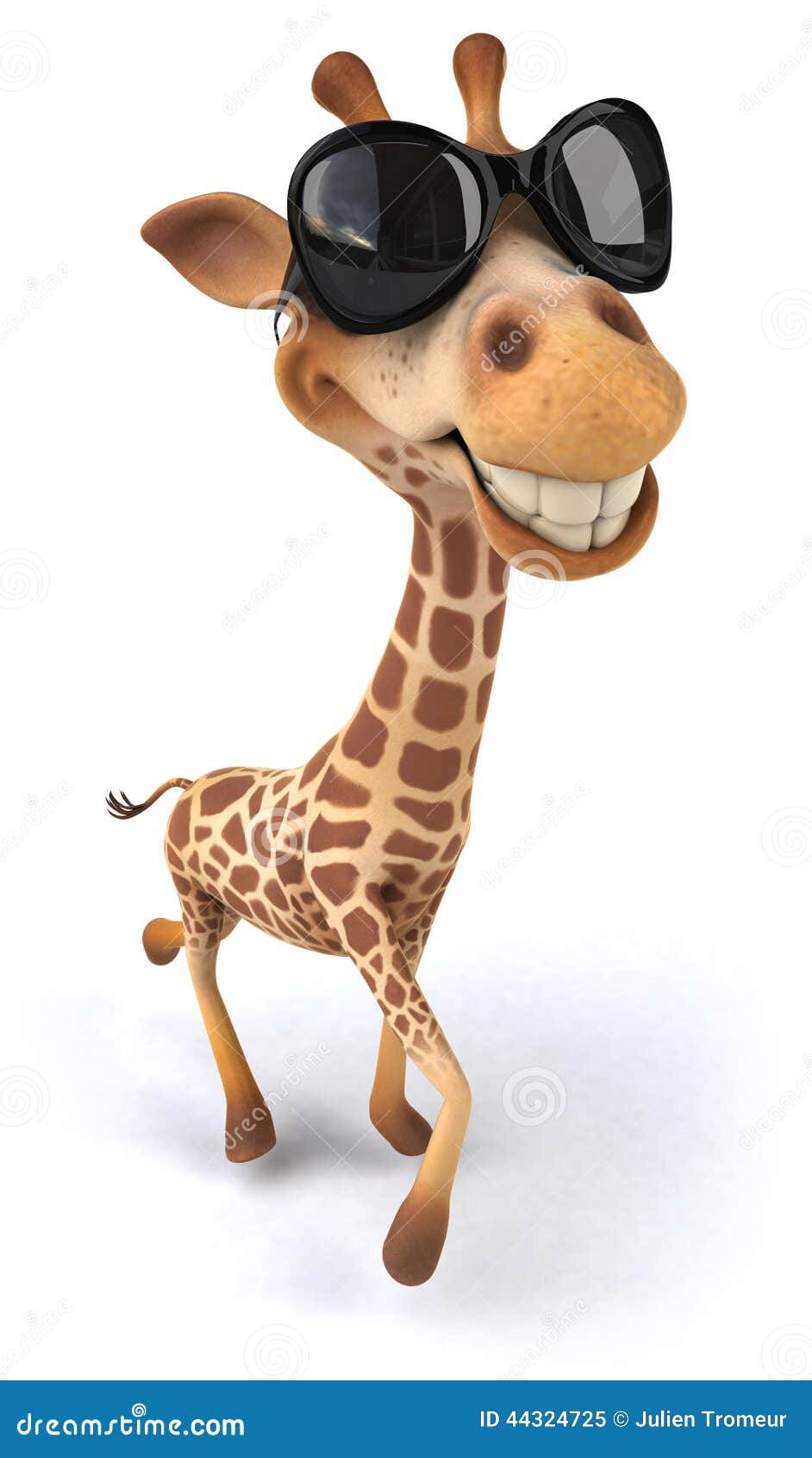 Fun giraffe stock illustration. Illustration of cute - 44324725