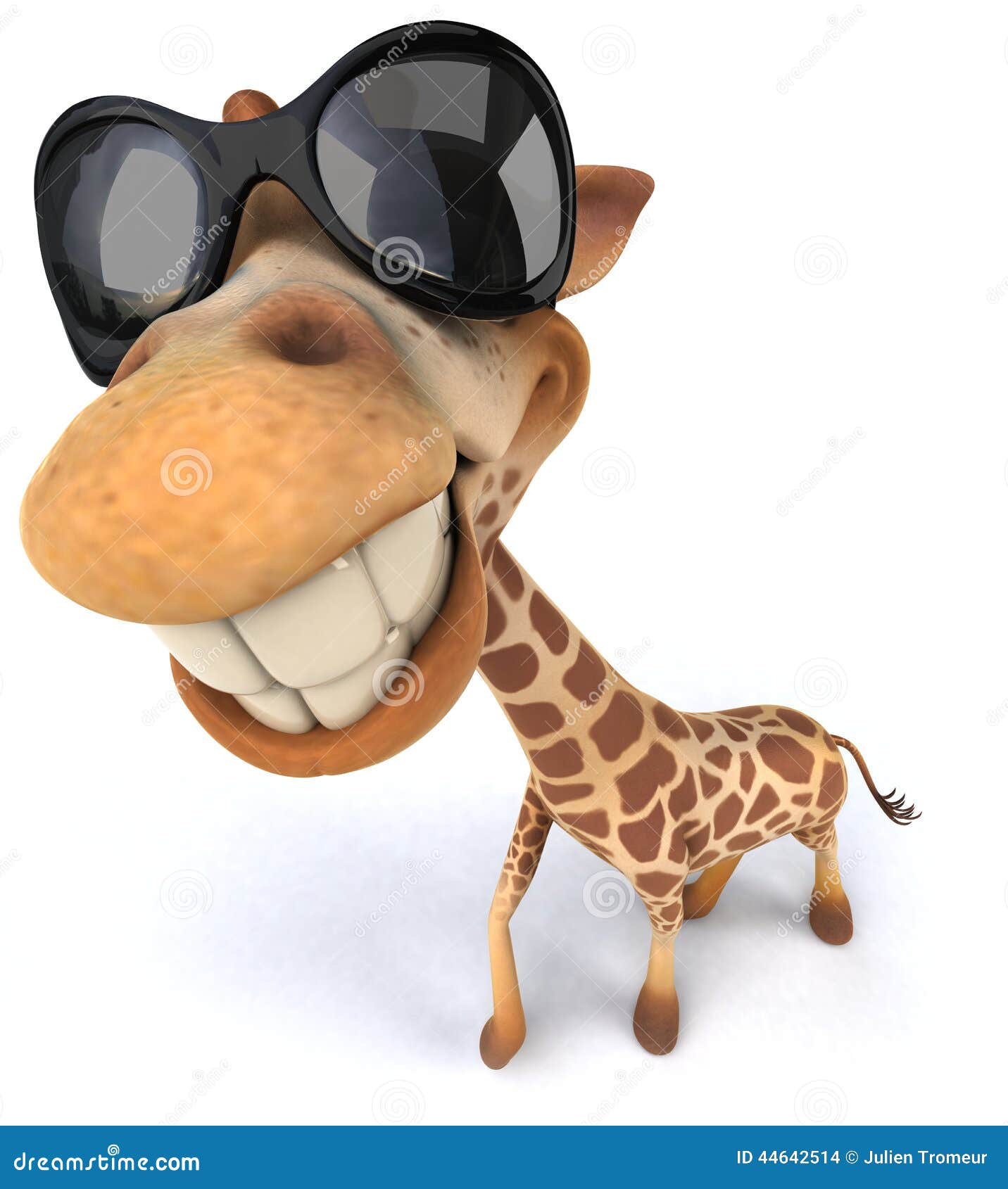 Fun giraffe stock illustration. Illustration of africa - 44642514