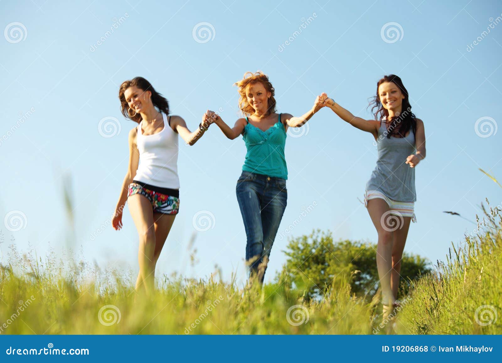 Fun girlfriends stock photo. Image of beautiful, couple - 19206868