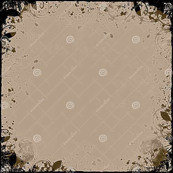 Fun grunge frame stock illustration. Illustration of shabby - 4720928