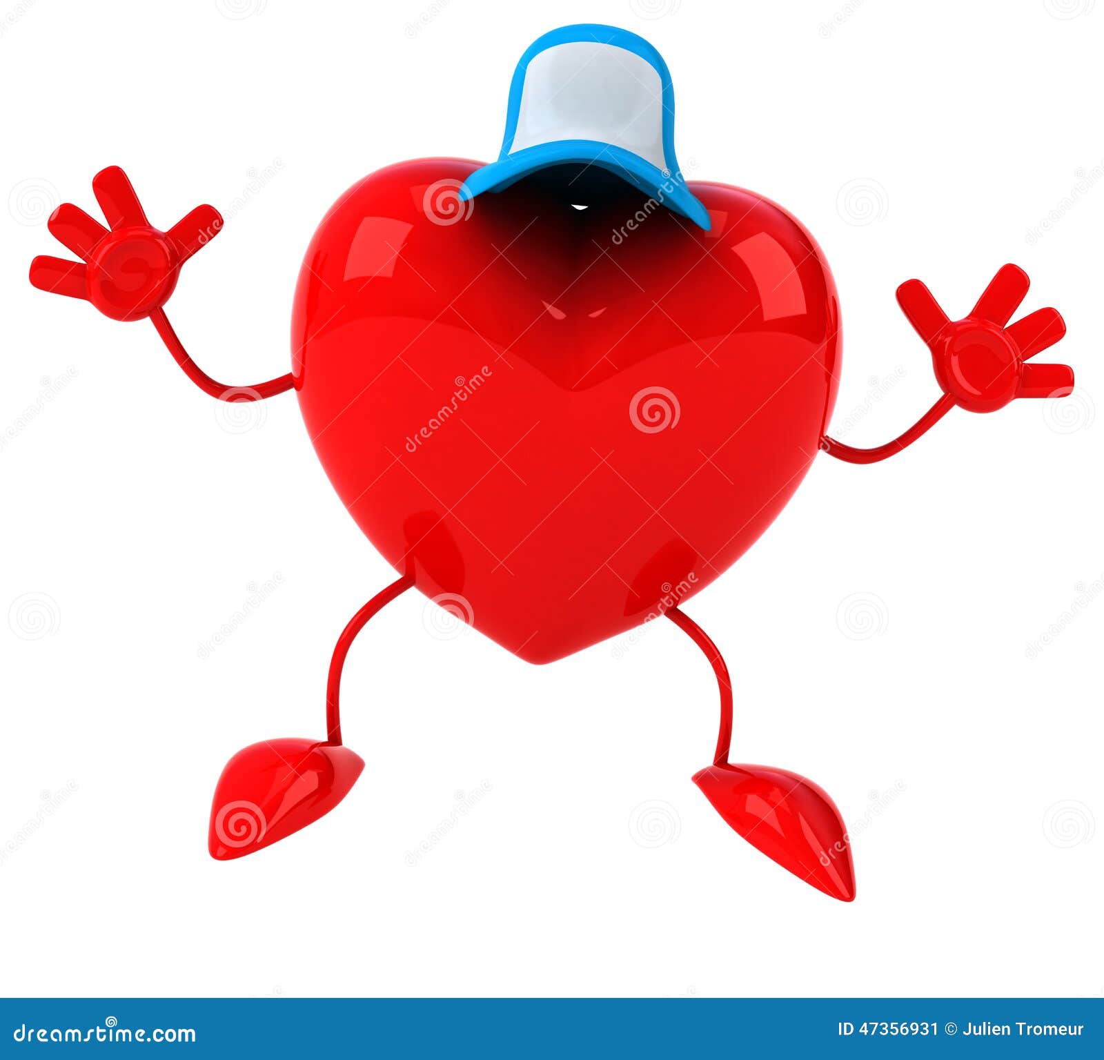 Fun heart stock illustration. Illustration of cardio - 47356931