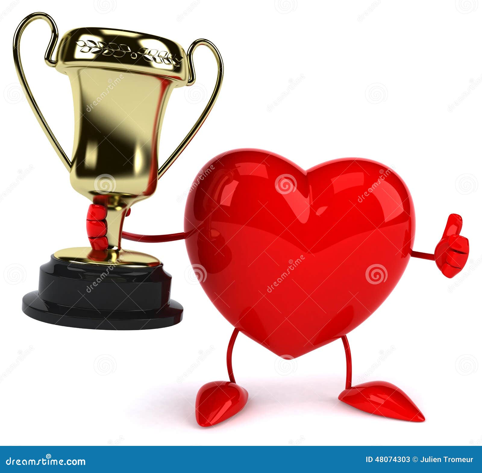 Fun heart stock illustration. Illustration of cardio - 48074303