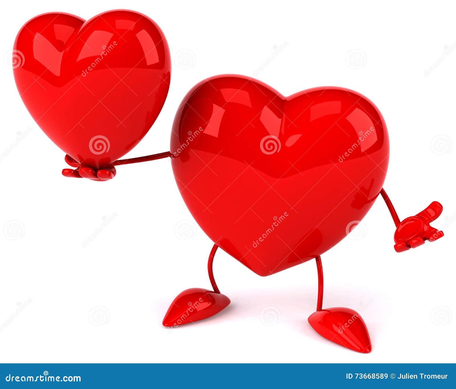 Fun heart stock illustration. Illustration of cardio - 73668589