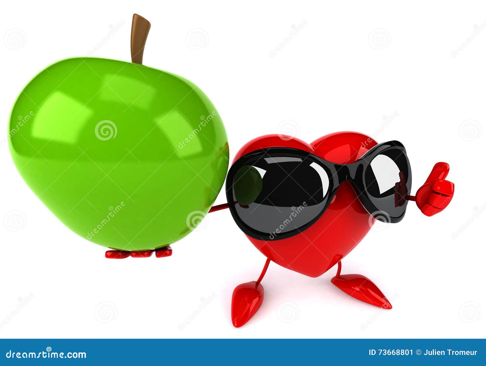 Fun heart stock illustration. Illustration of health - 73668801