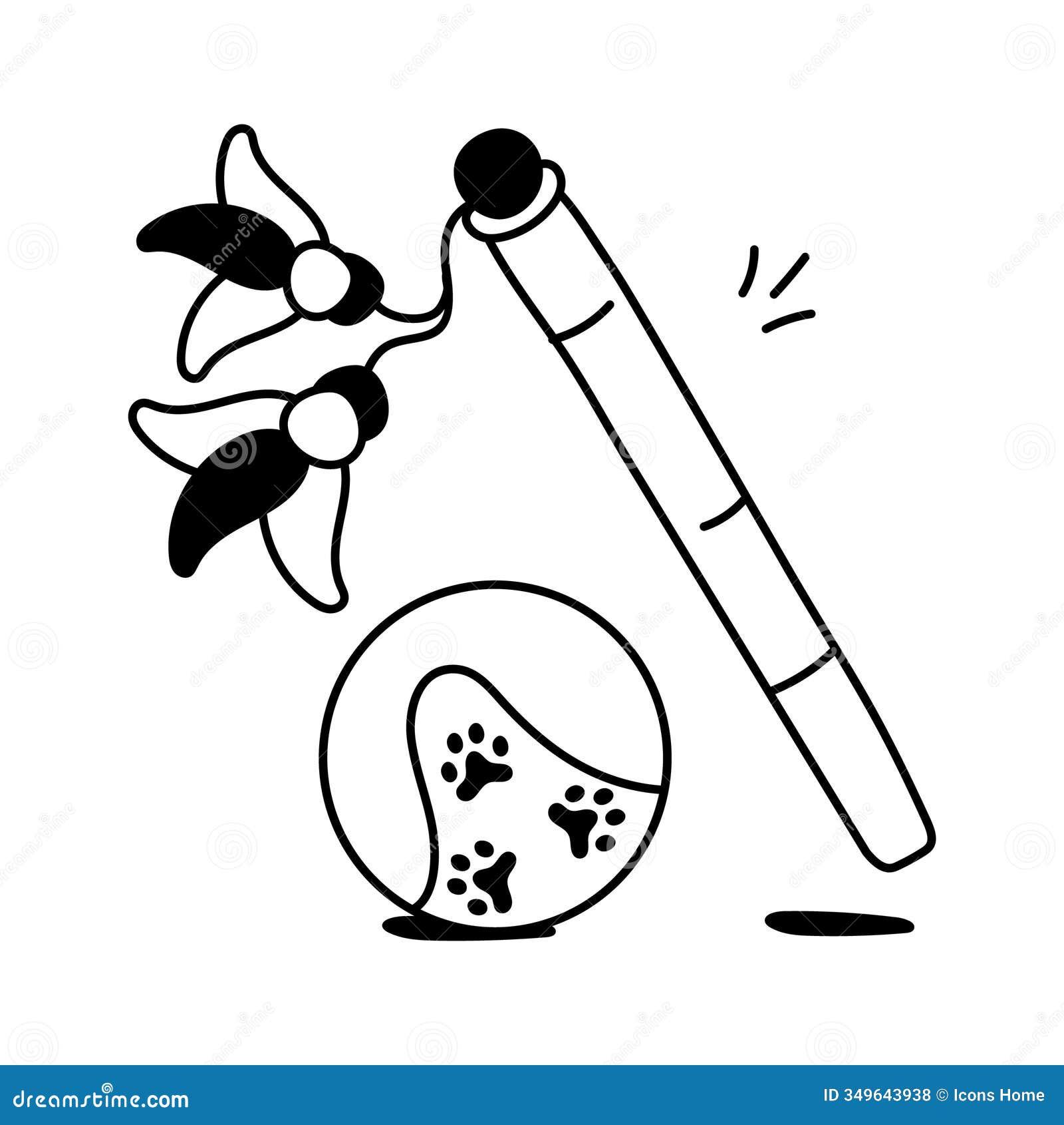 Fun and Interactive Toys To Keep Pets Entertained Stock Vector ...