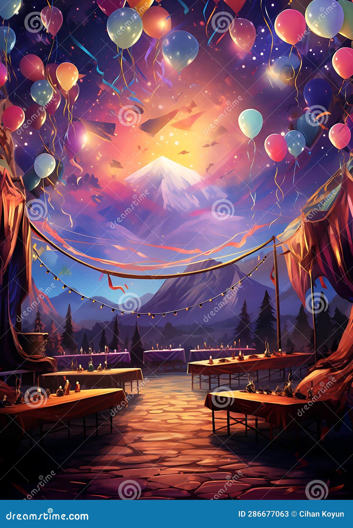 Fun invitation backdrops stock illustration. Illustration of beak ...