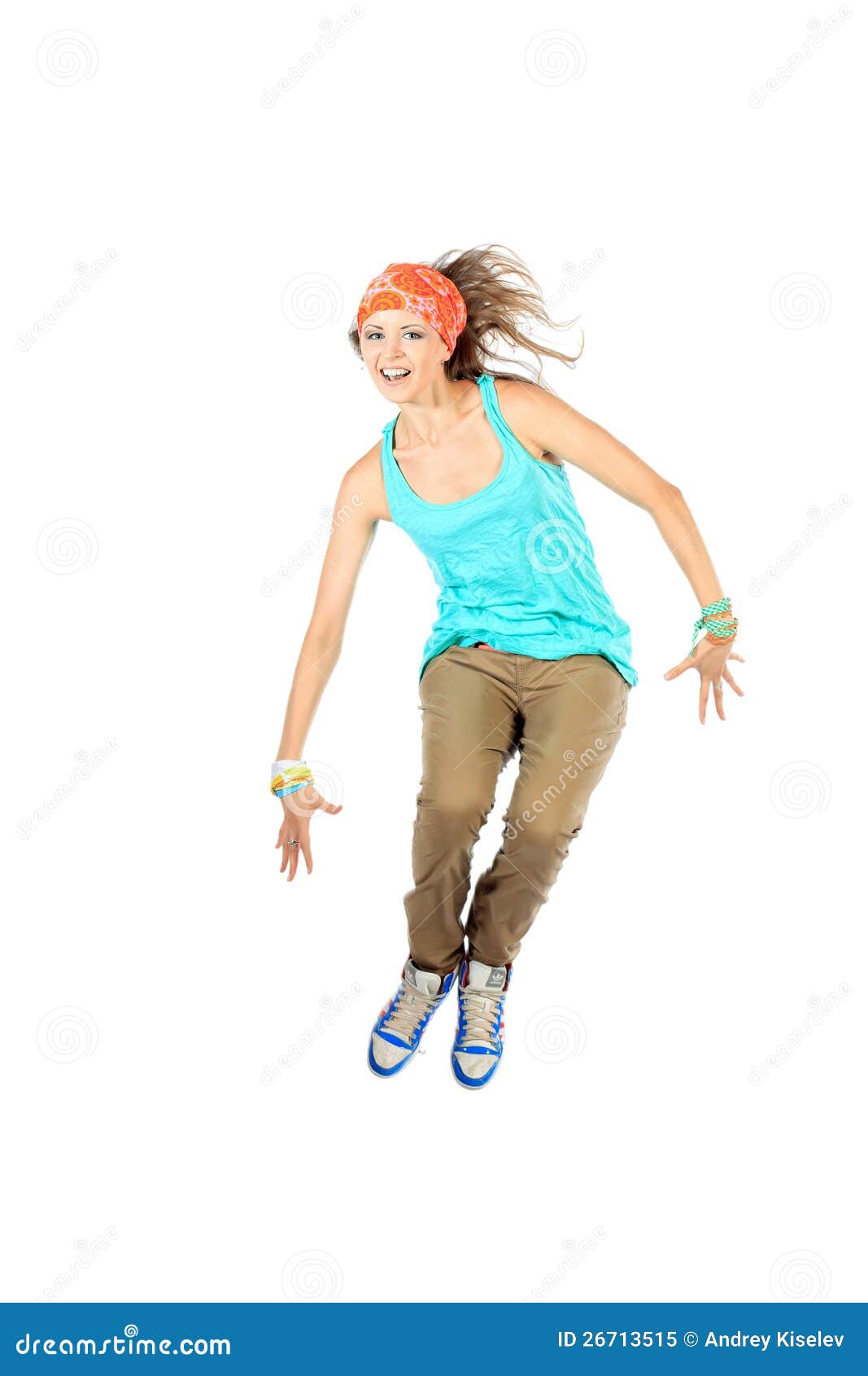 Fun jump stock image. Image of expression, active, girl - 26713515