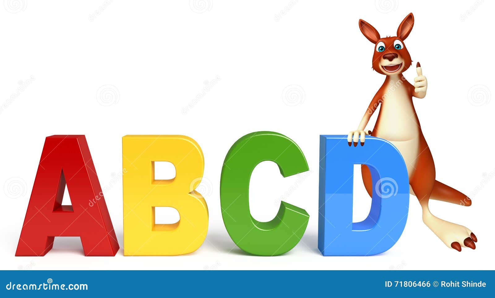Cartoon ABCD Letters Theme 2 Vector Illustration | CartoonDealer.com ...