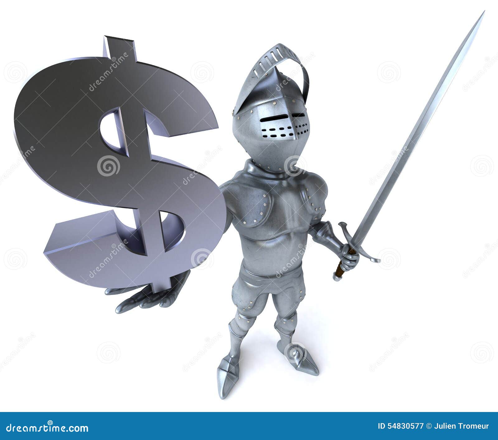 Fun knight stock illustration. Illustration of money - 54830577