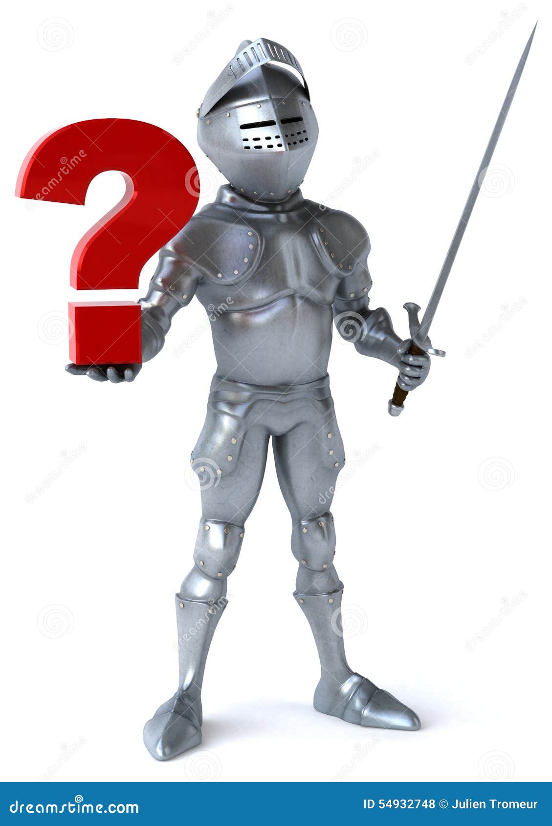 Fun knight stock illustration. Illustration of shiny - 54932748