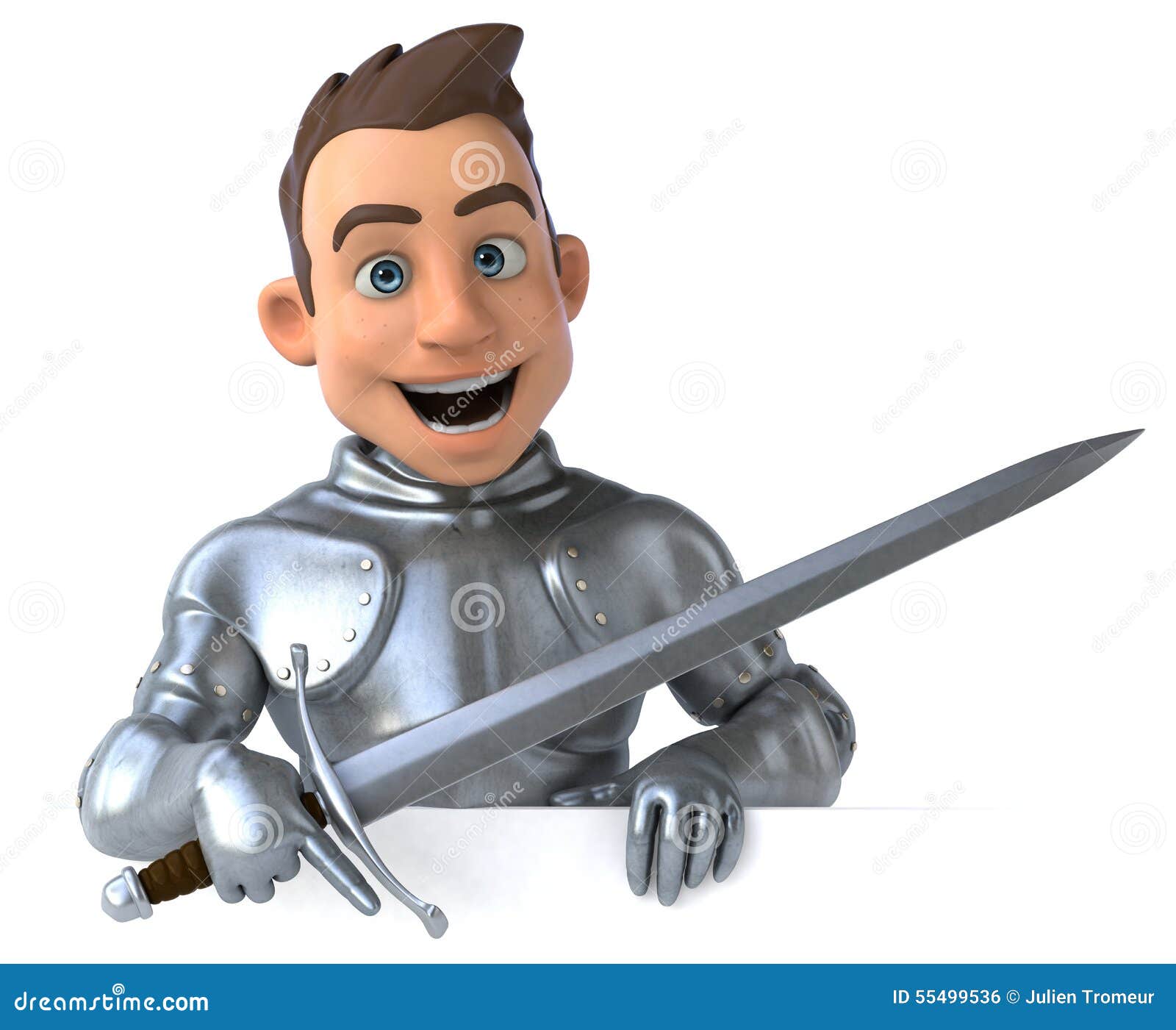 Fun knight stock illustration. Illustration of armor - 55499536