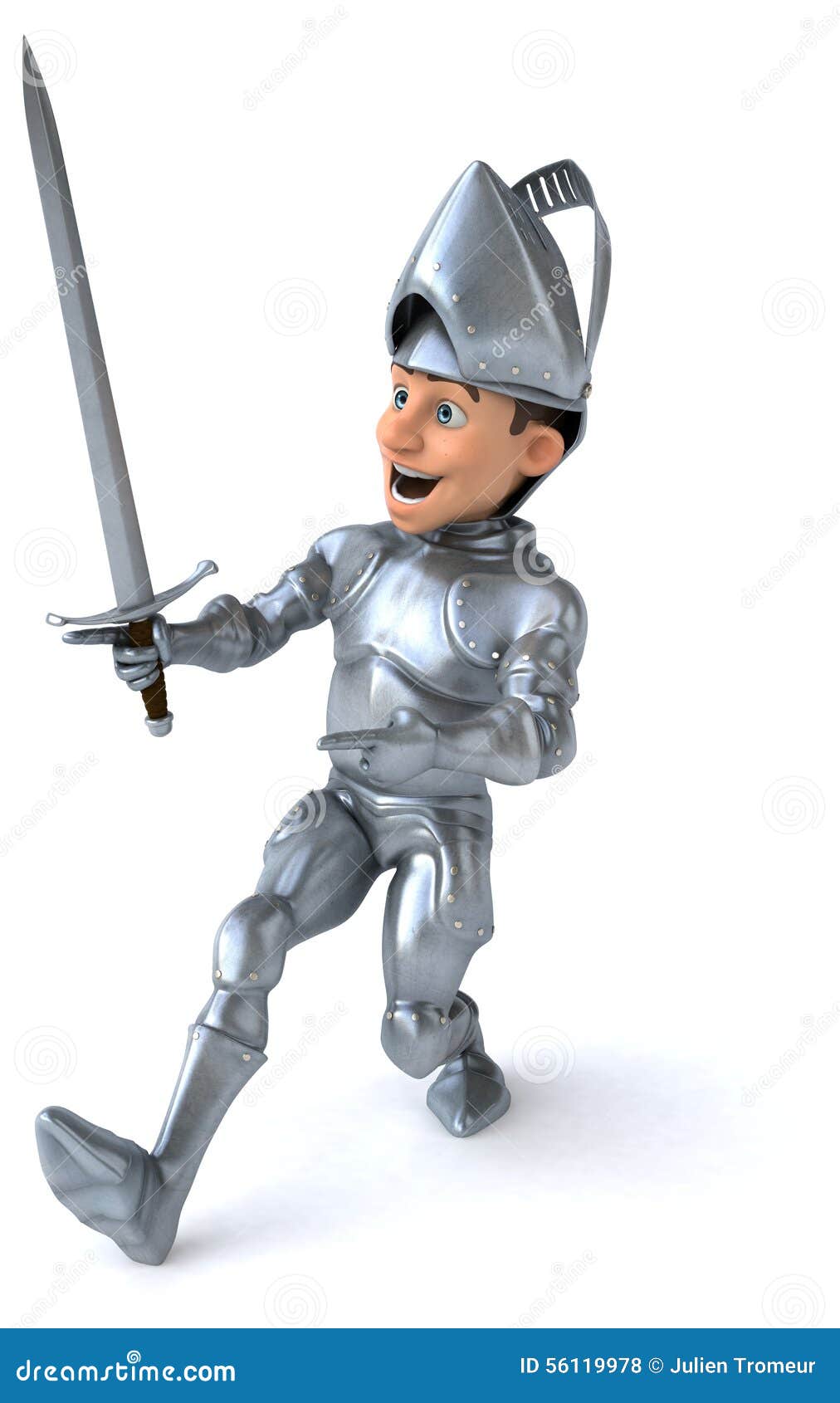 Fun knight stock illustration. Illustration of historical - 56119978