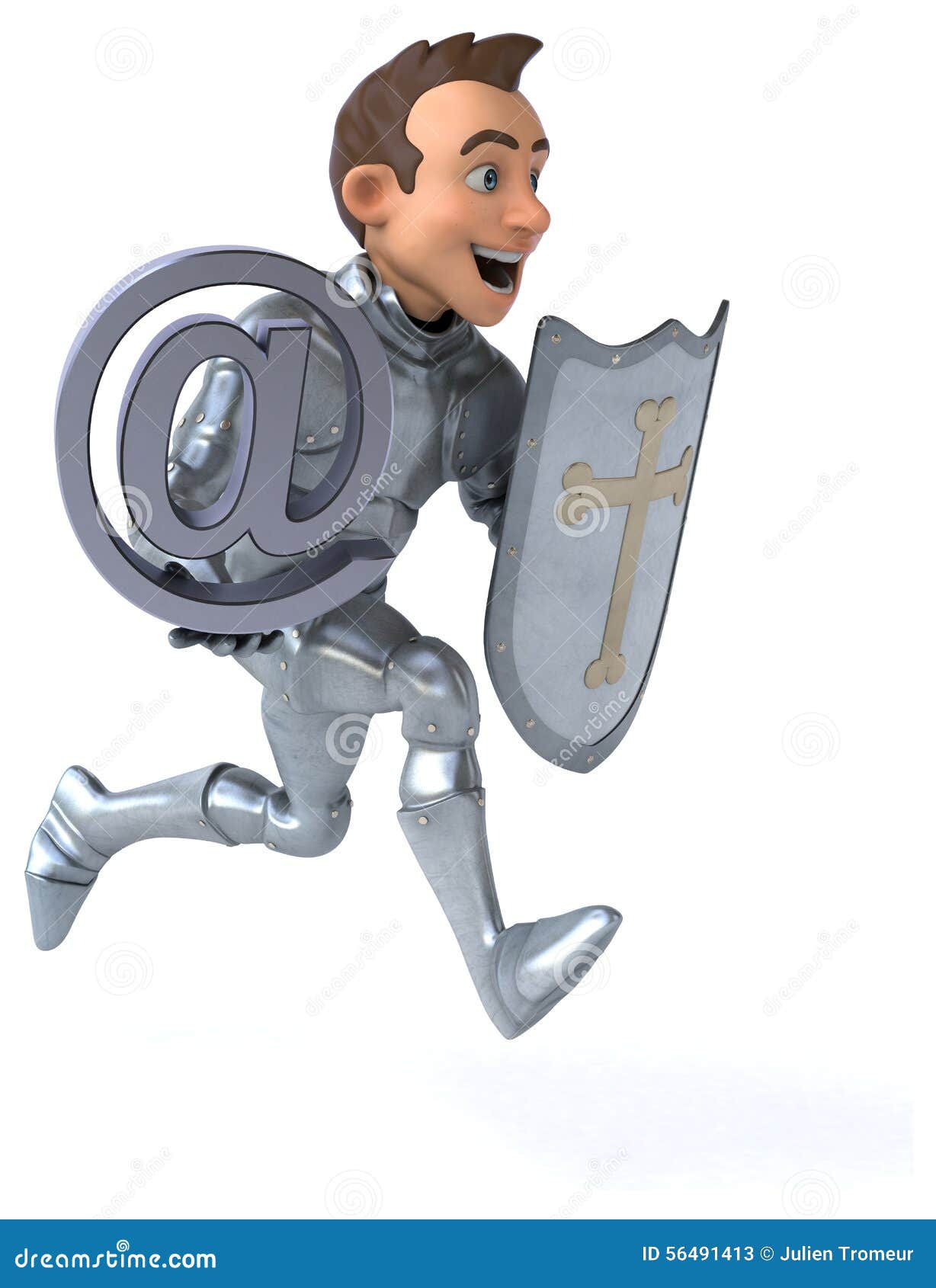 Fun knight stock illustration. Illustration of armor - 56491413