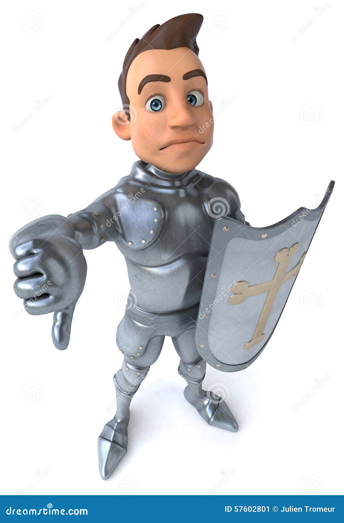Fun knight stock illustration. Illustration of armor - 57602801