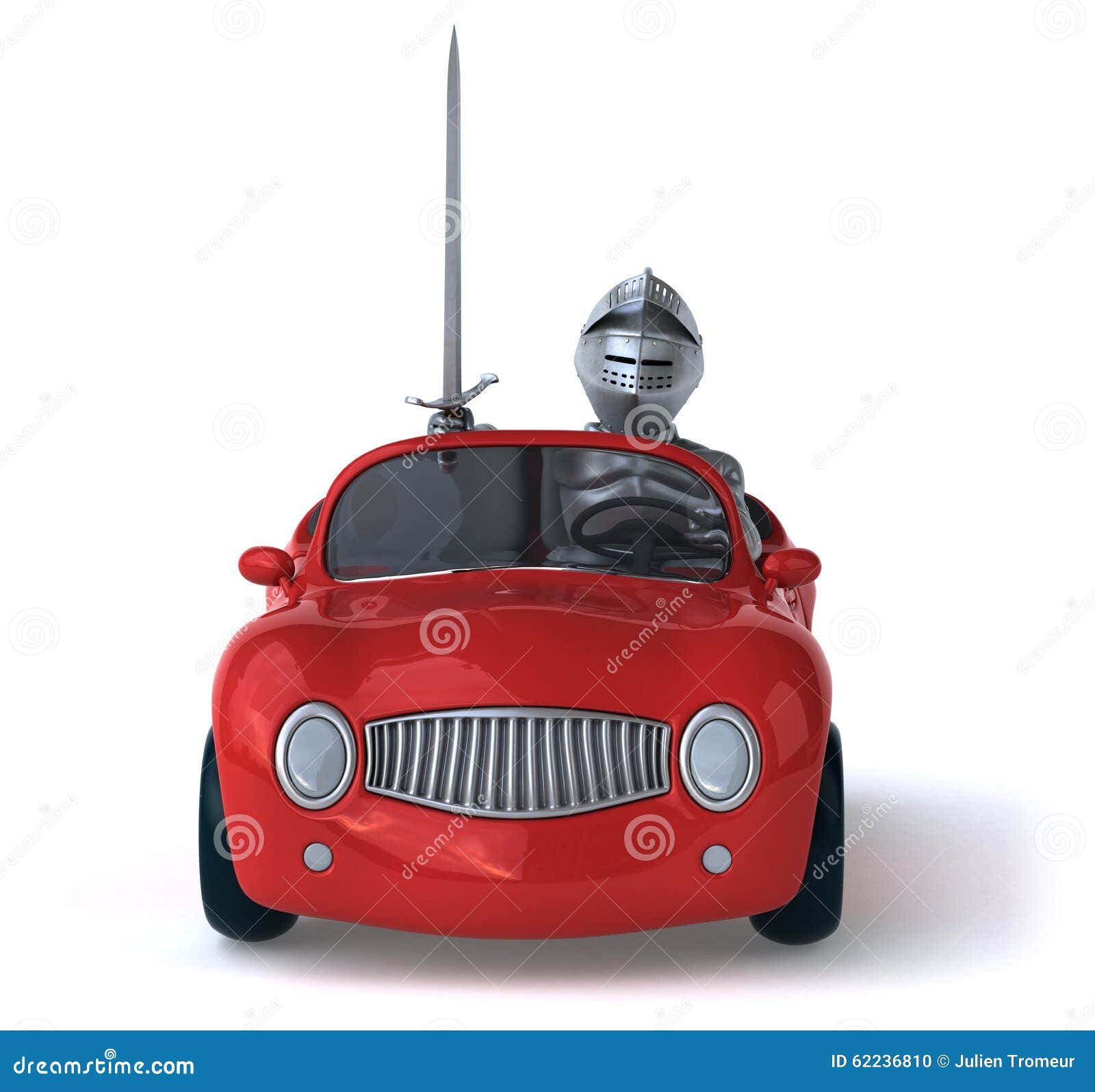 Fun knight stock illustration. Illustration of ages, clip - 62236810