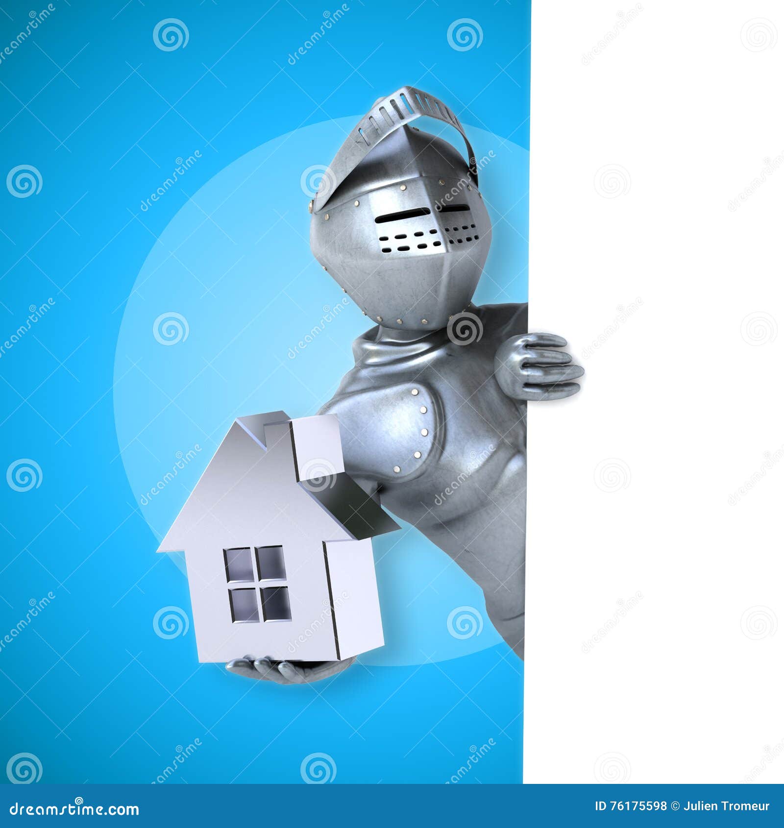 Fun knight stock illustration. Illustration of moyen - 76175598
