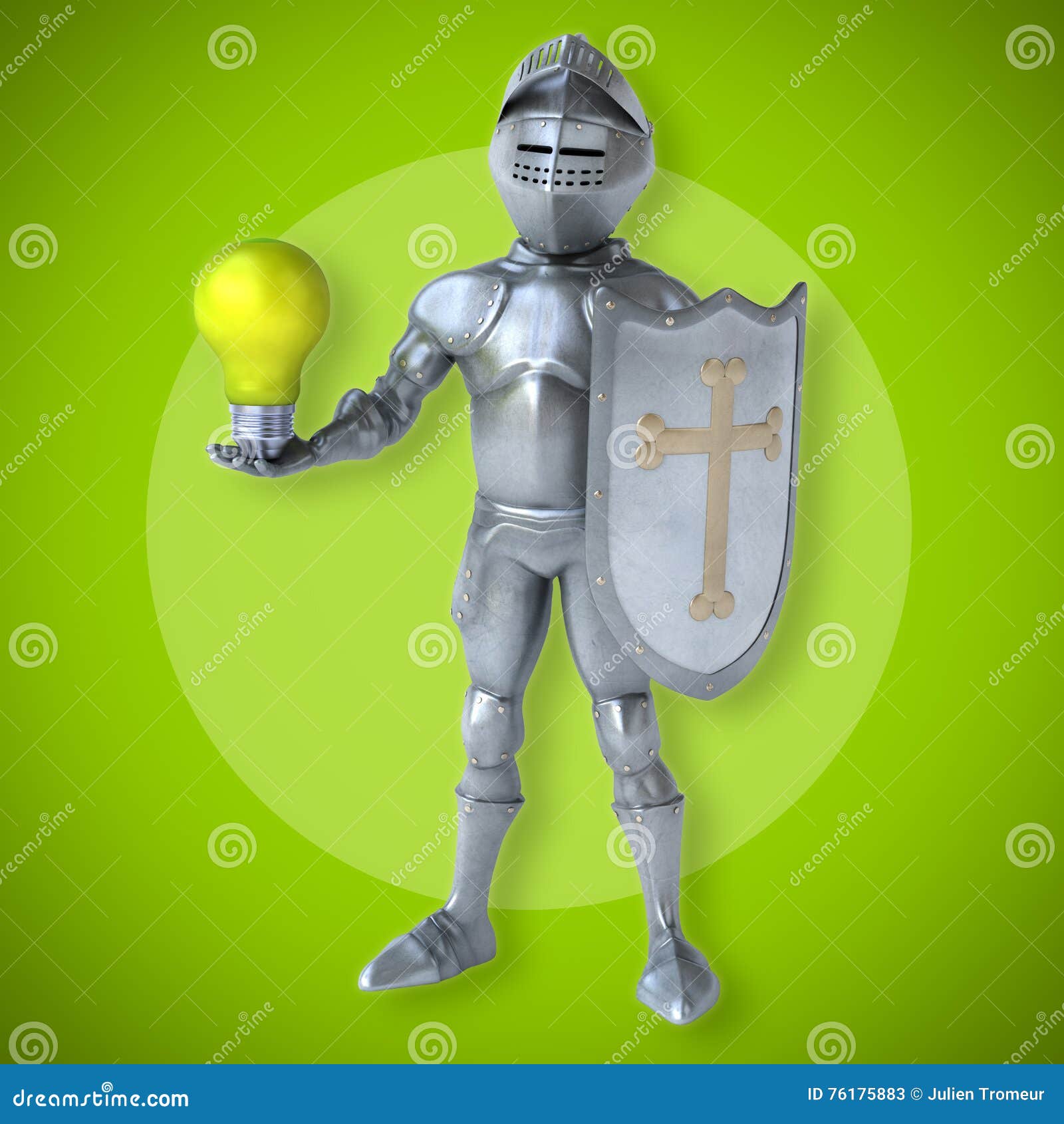 Fun knight stock illustration. Illustration of metal - 76175883