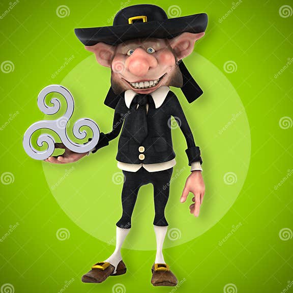 Fun Korrigan - 3D Illustration Stock Illustration - Illustration of ...