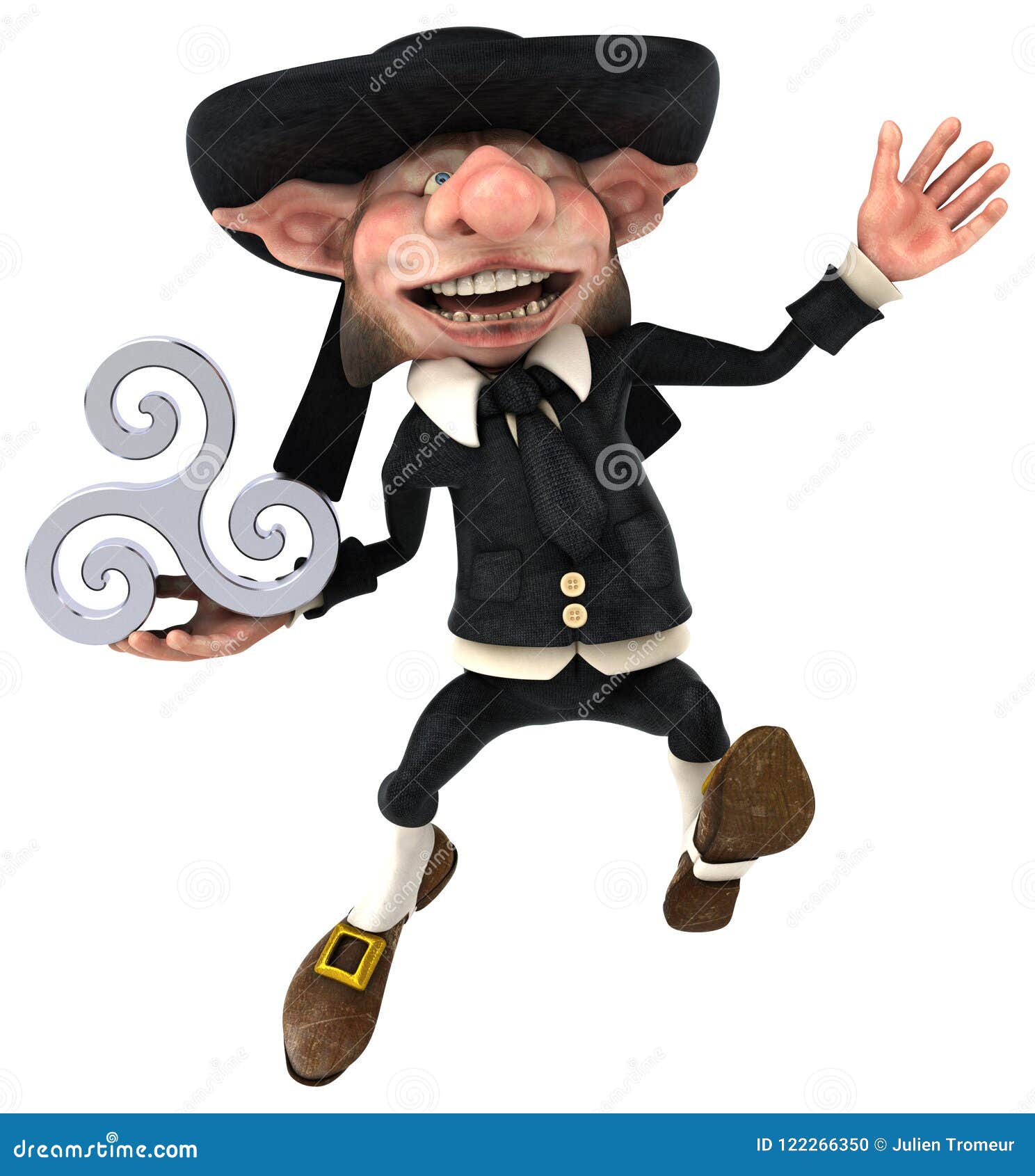 Fun Korrigan - 3D Illustration Stock Illustration - Illustration of ...