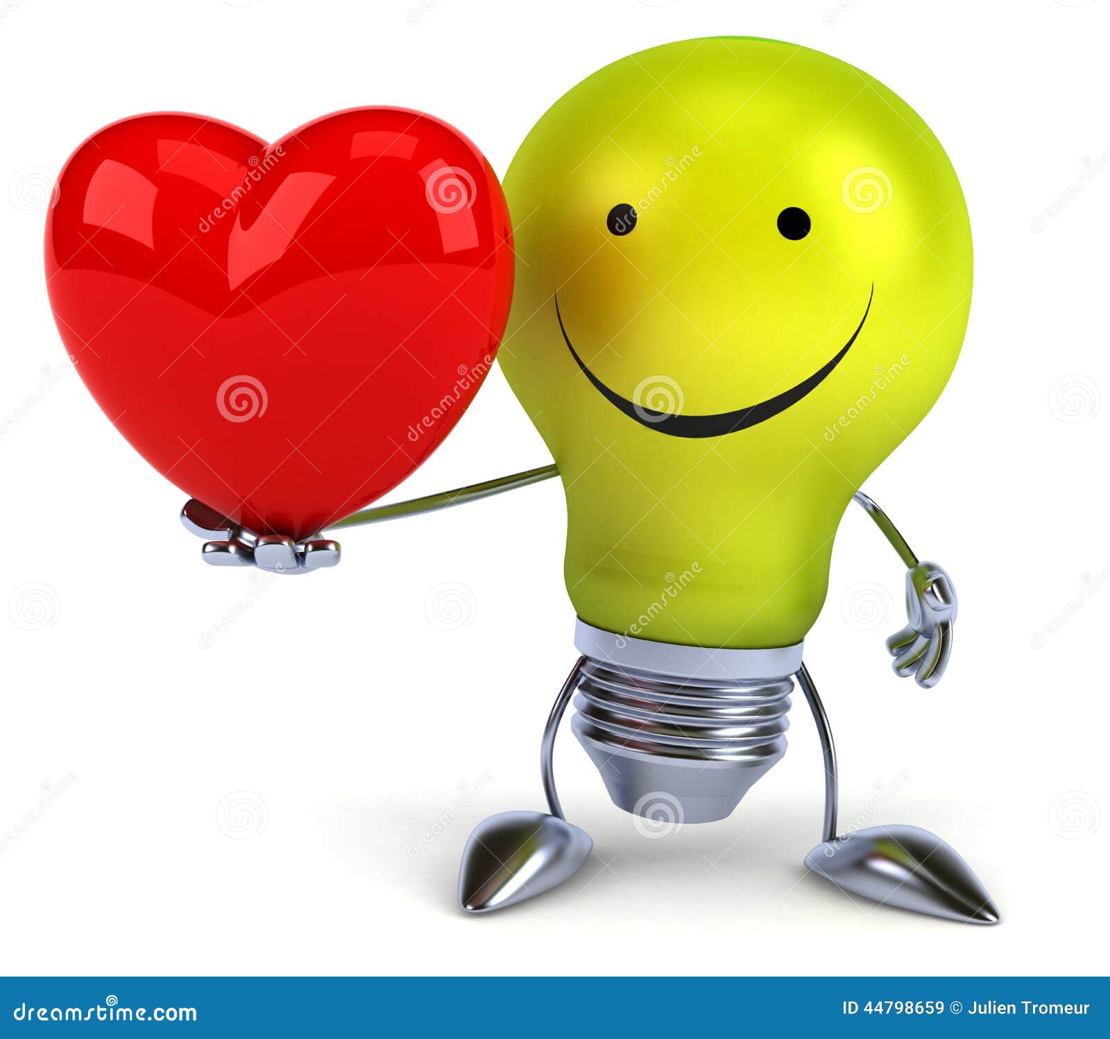 Fun light bulb stock illustration. Illustration of light - 44798659