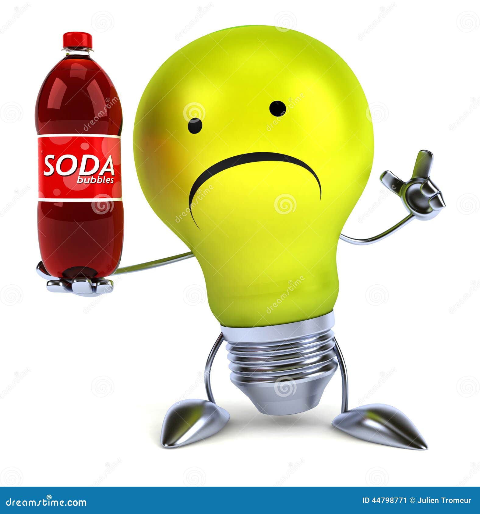 Fun light bulb stock illustration. Illustration of bright - 44798771