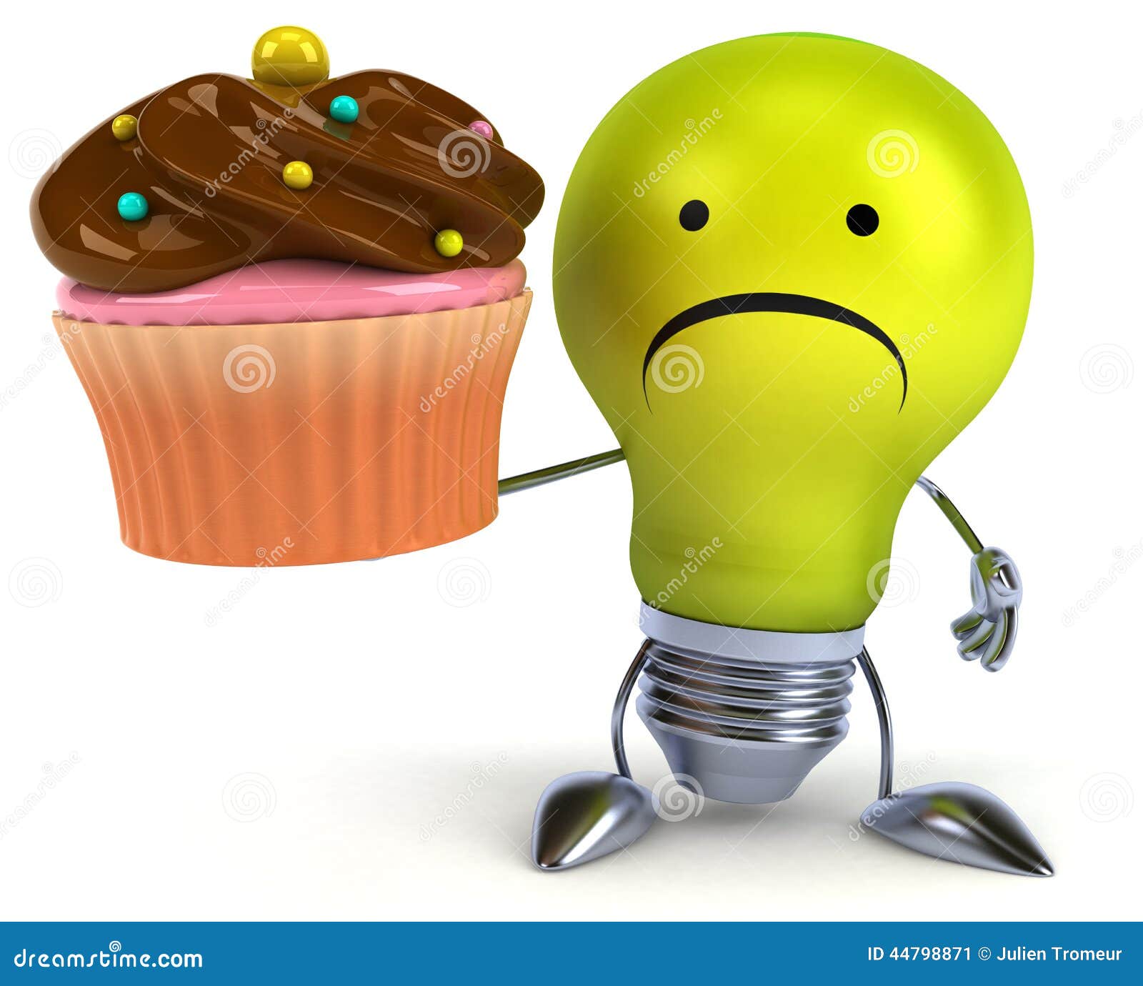 Fun light bulb stock illustration. Illustration of solve - 44798871