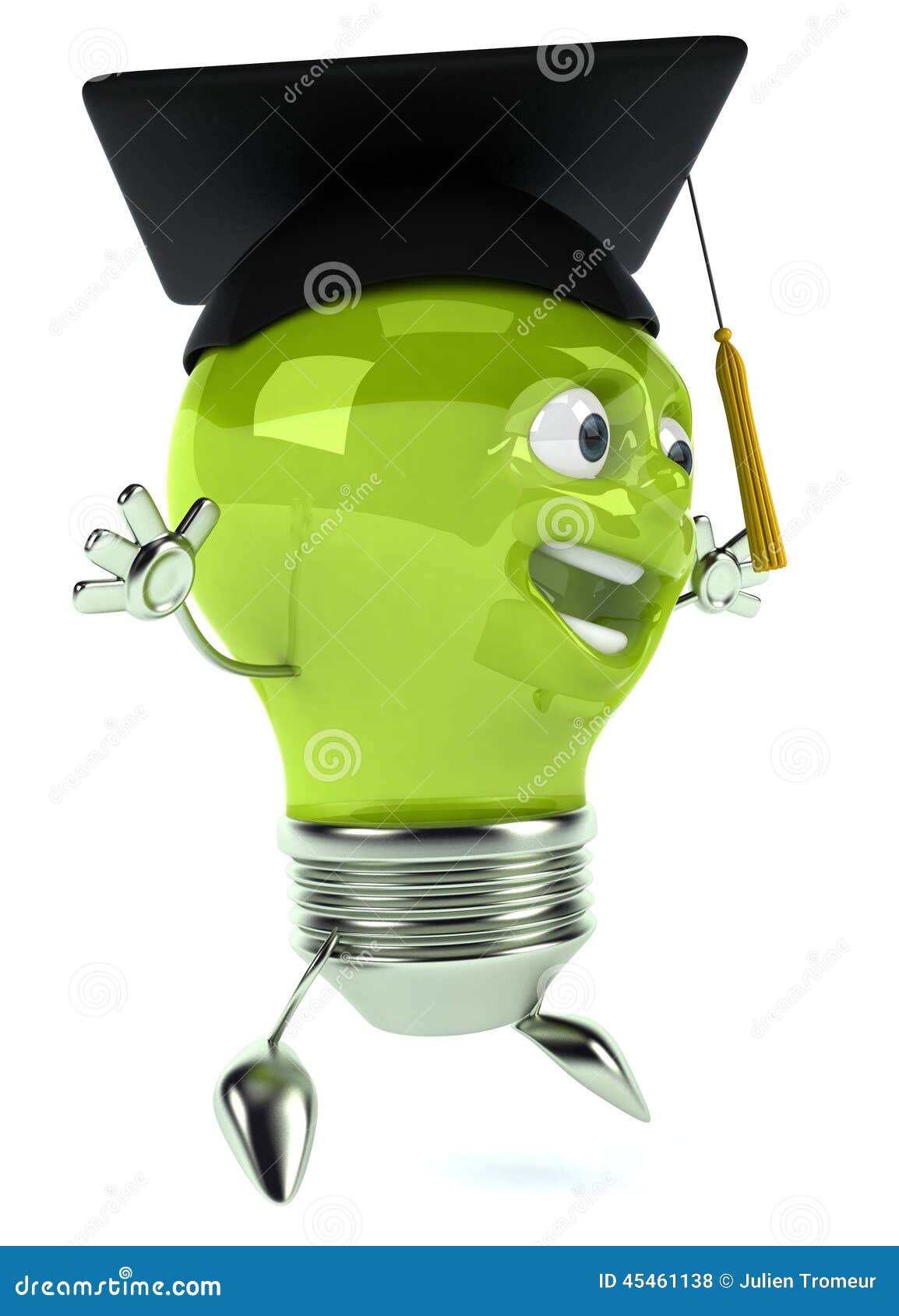 Fun light bulb stock illustration. Illustration of marketing - 45461138