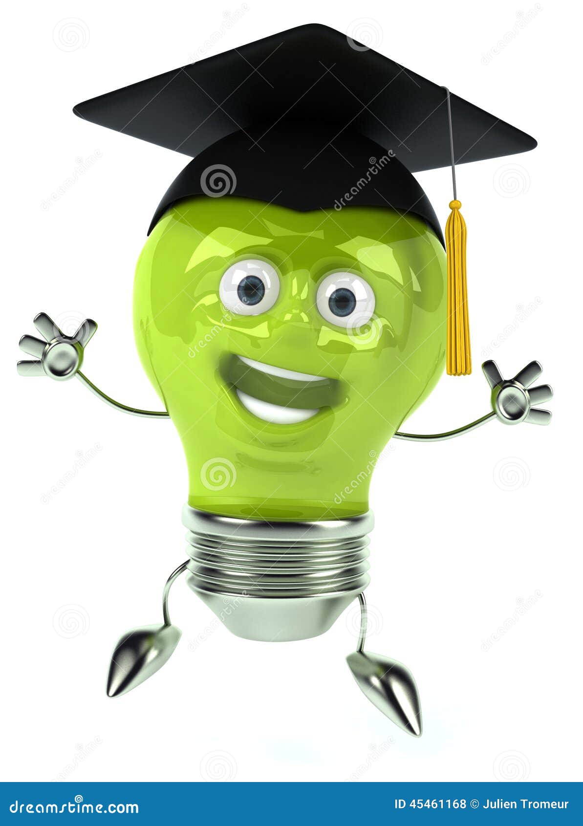 Fun light bulb stock illustration. Illustration of good - 45461168