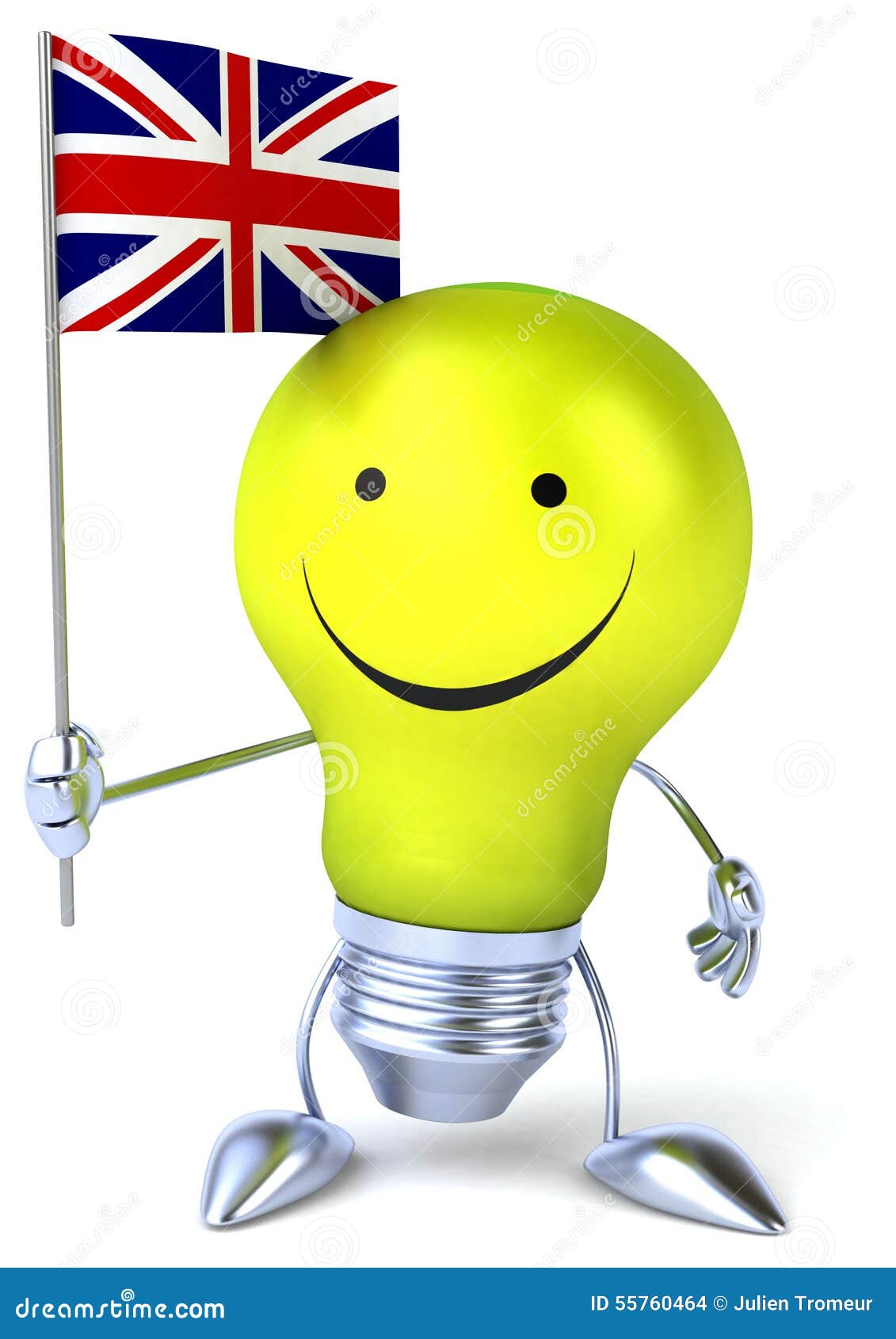 Fun light bulb stock illustration. Illustration of object - 55760464