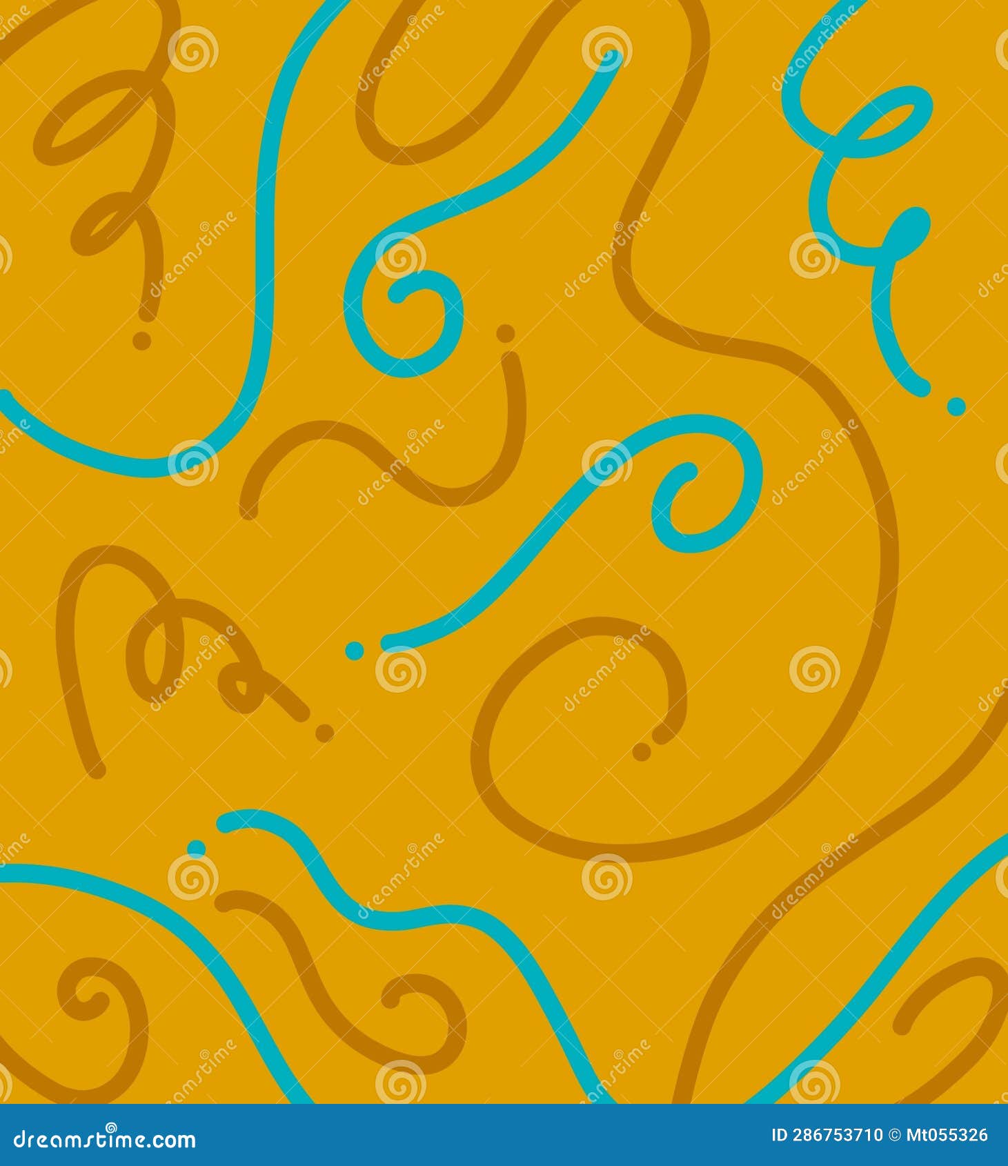 Fun Lines Doodle Seamles Pattern Stock Illustration - Illustration of ...