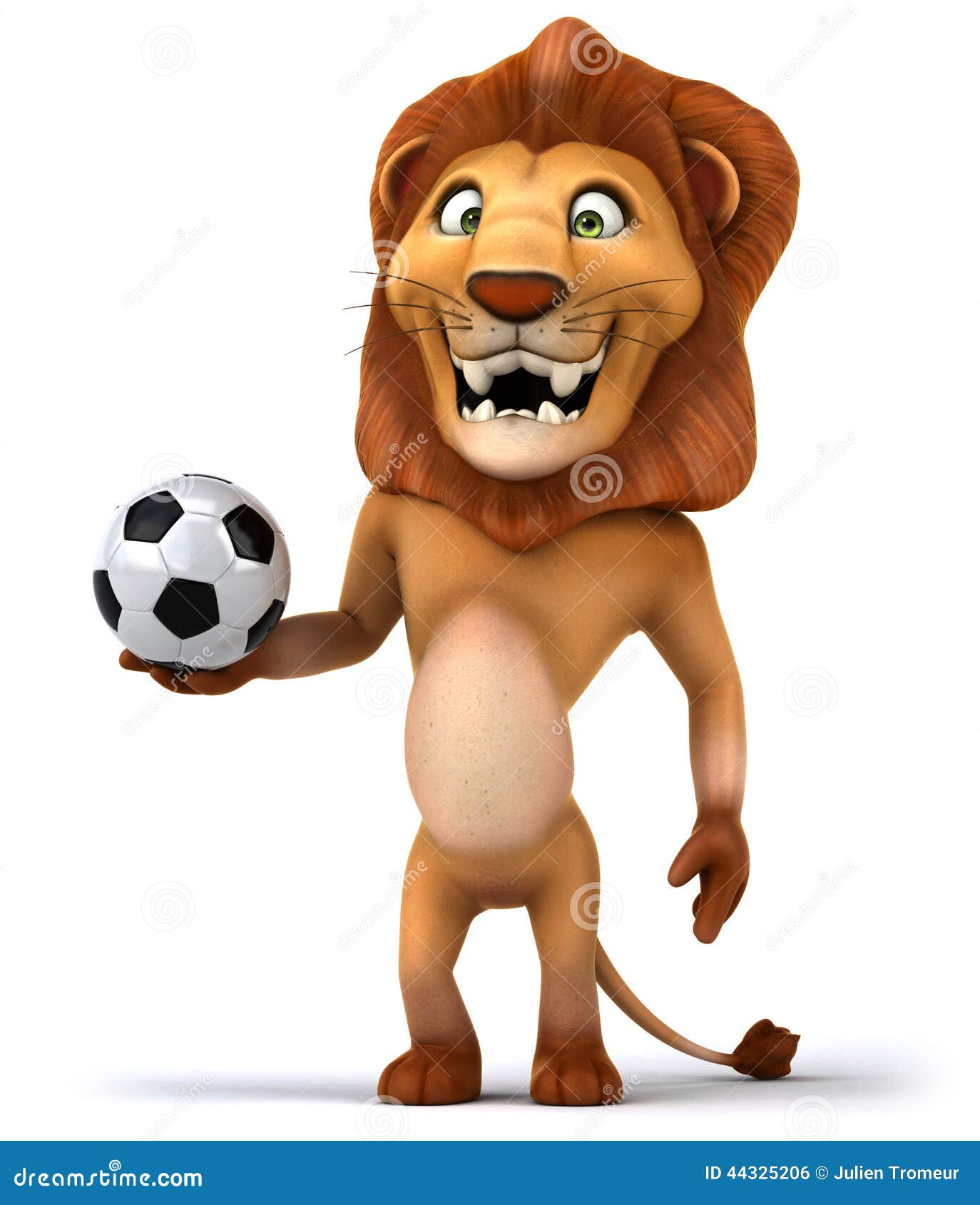 Fun lion stock illustration. Illustration of carnivore - 44325206