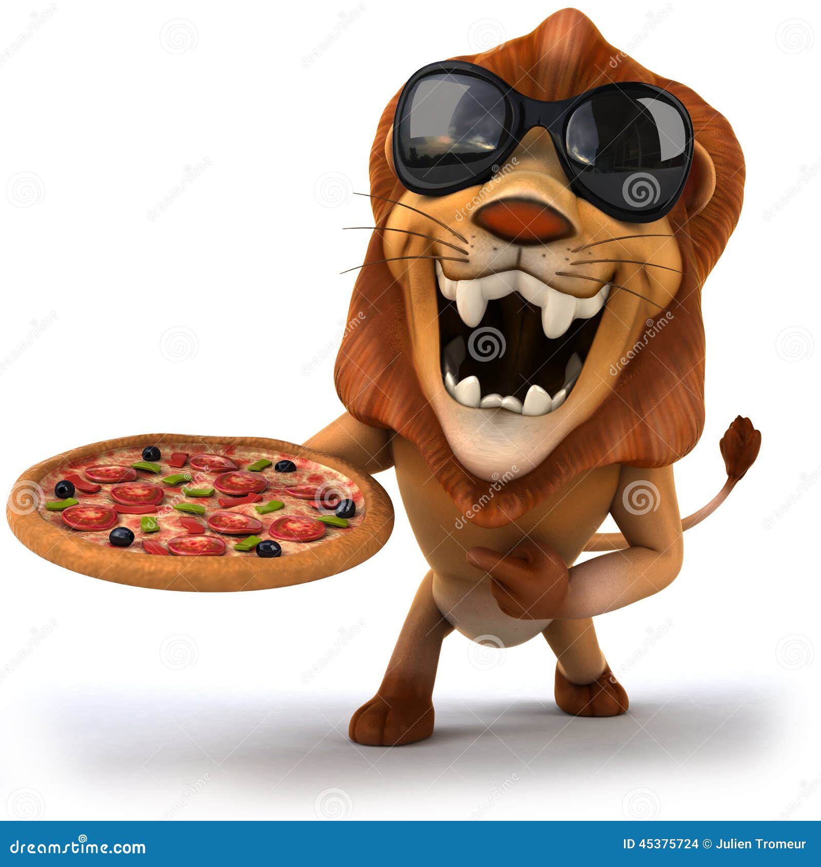 Fun lion stock illustration. Illustration of lions, african - 45375724