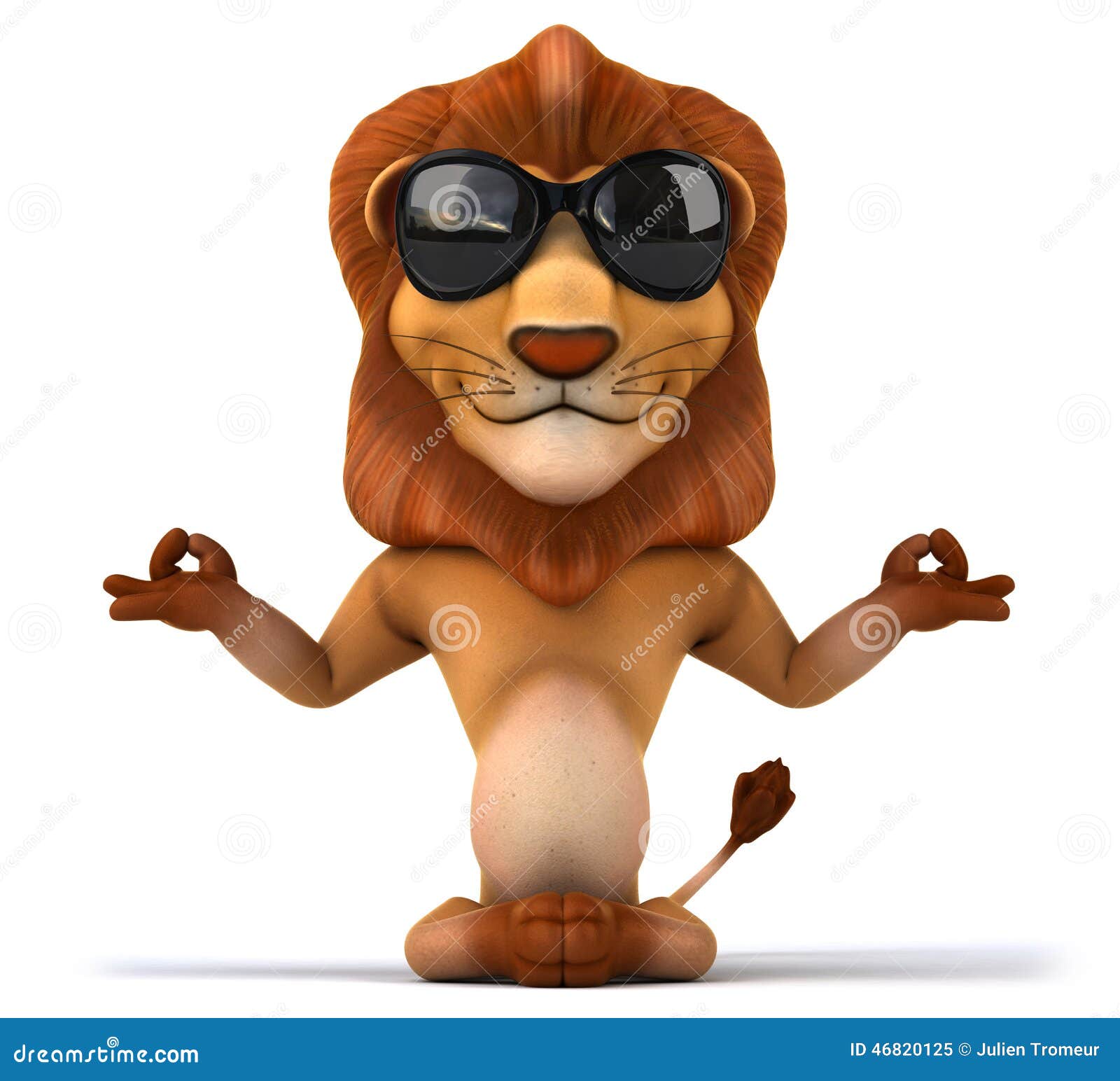 Fun lion stock illustration. Illustration of king, african - 46820125