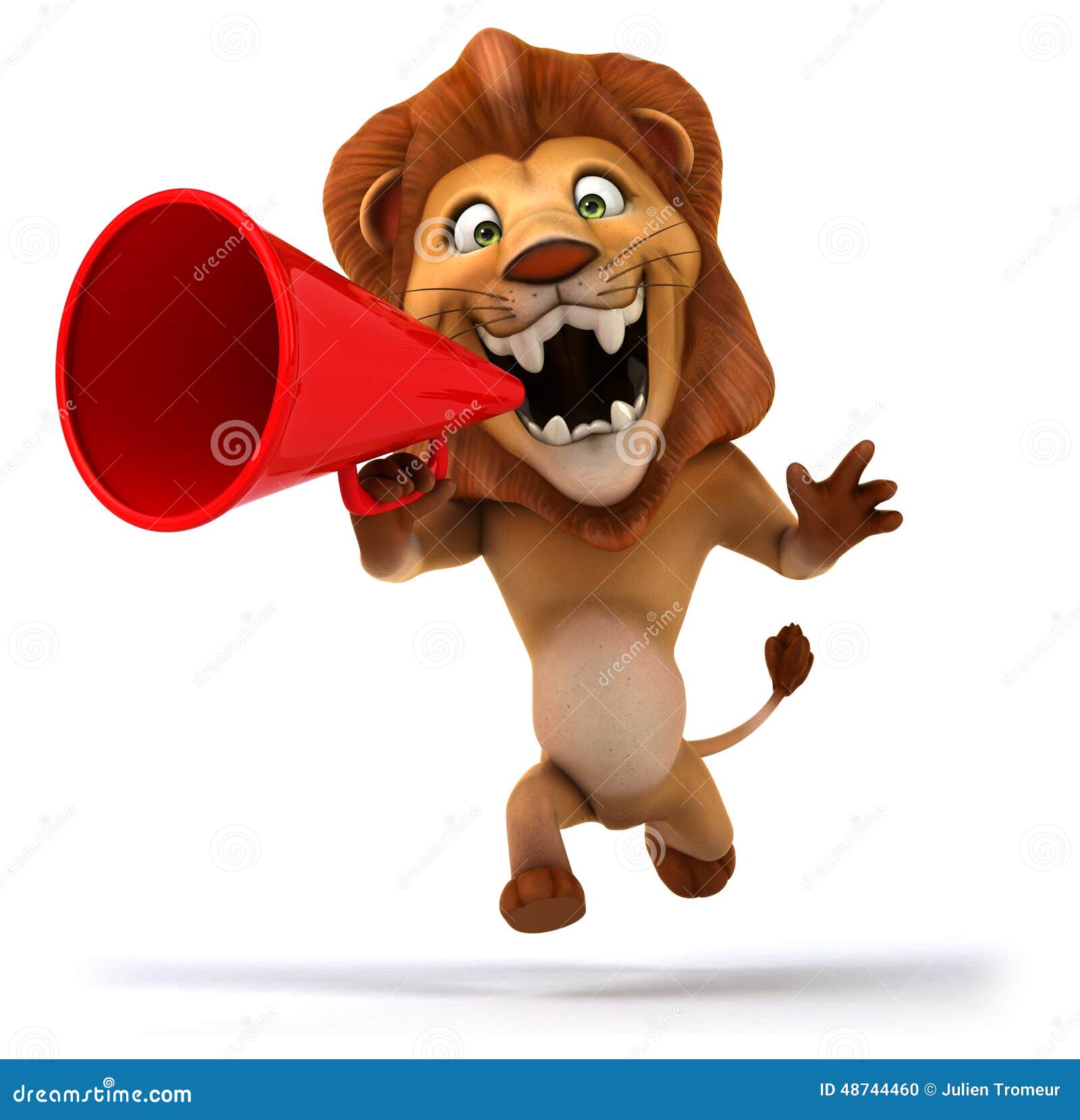 Fun lion stock illustration. Illustration of african - 48744460