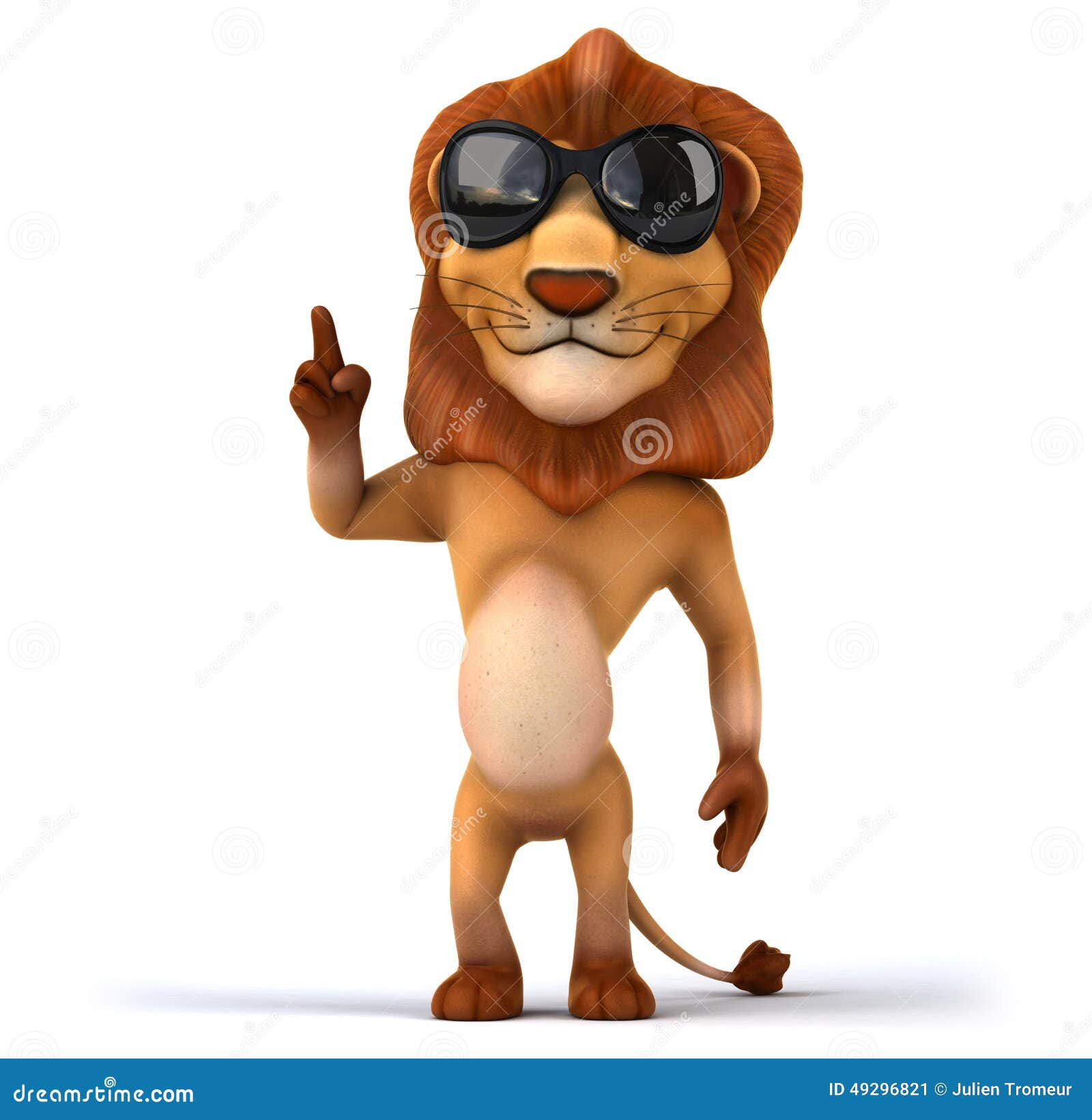 Fun lion stock illustration. Illustration of power, lion - 49296821