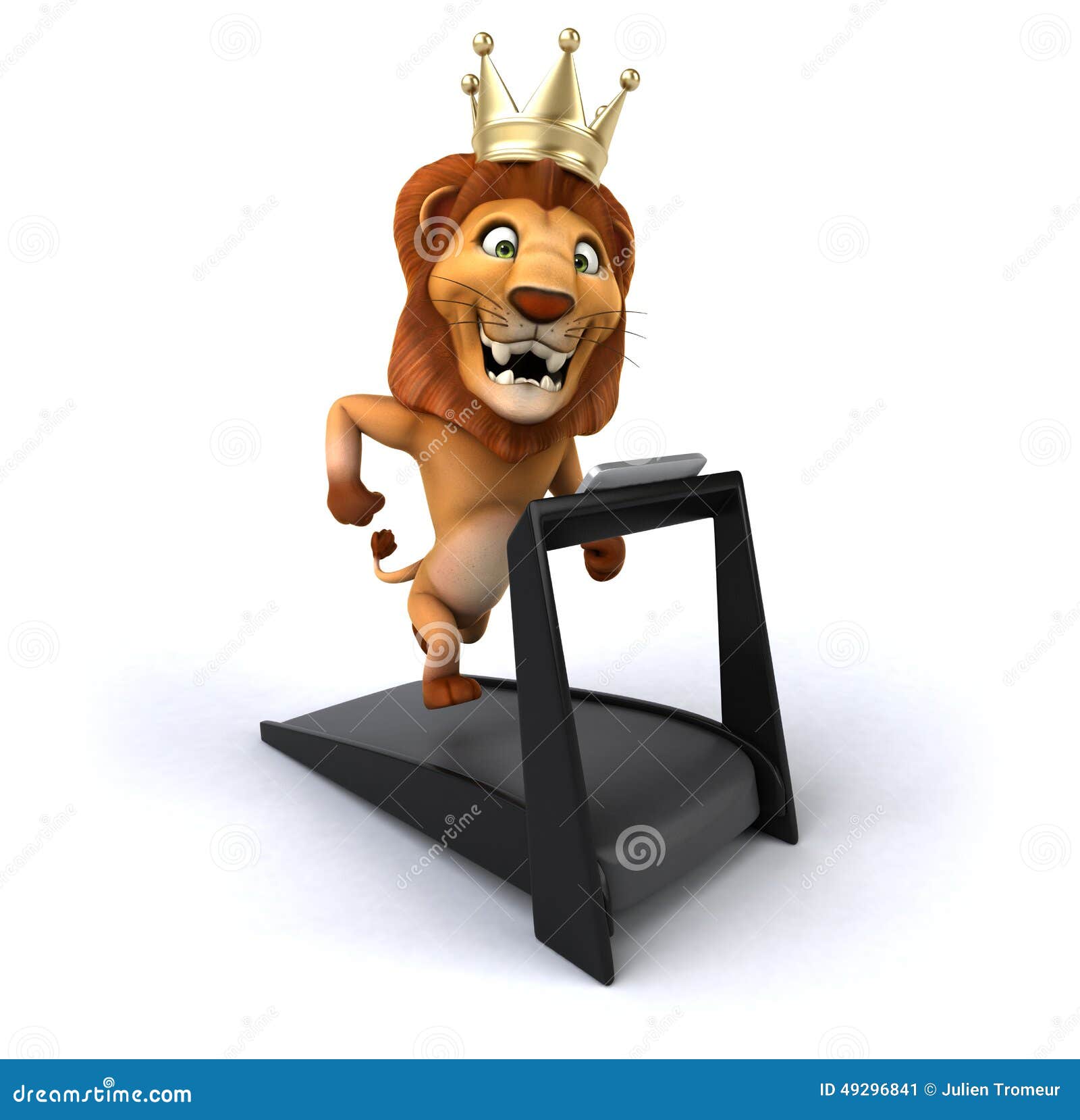 Fun lion stock illustration. Illustration of king, wild - 49296841