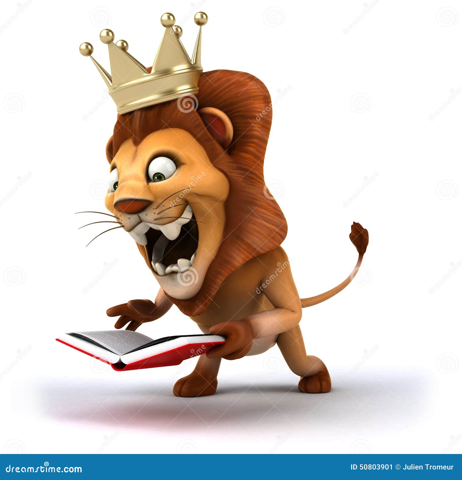 Fun lion stock illustration. Illustration of natural - 50803901