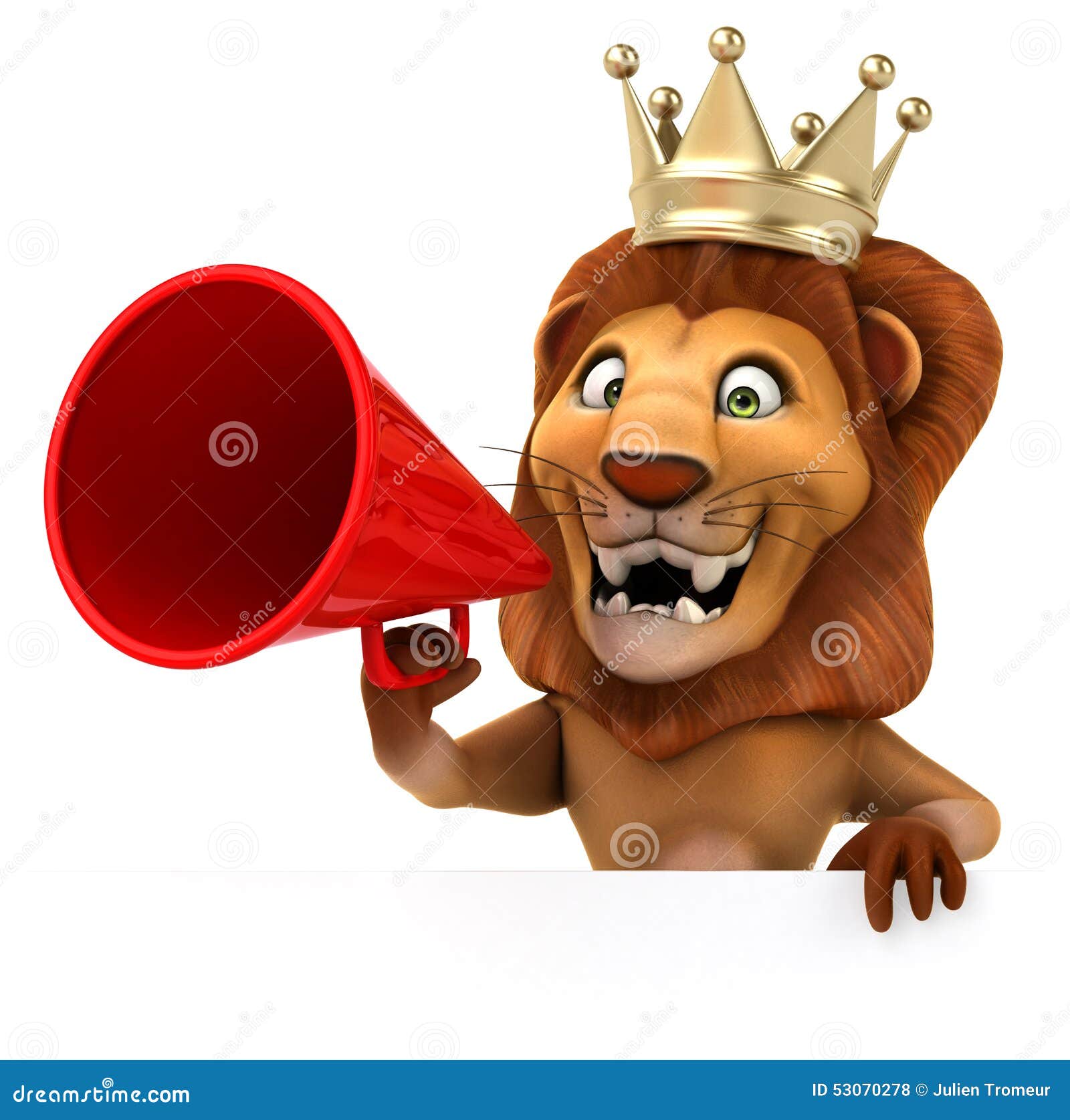Fun lion stock illustration. Illustration of jungle, claws - 53070278