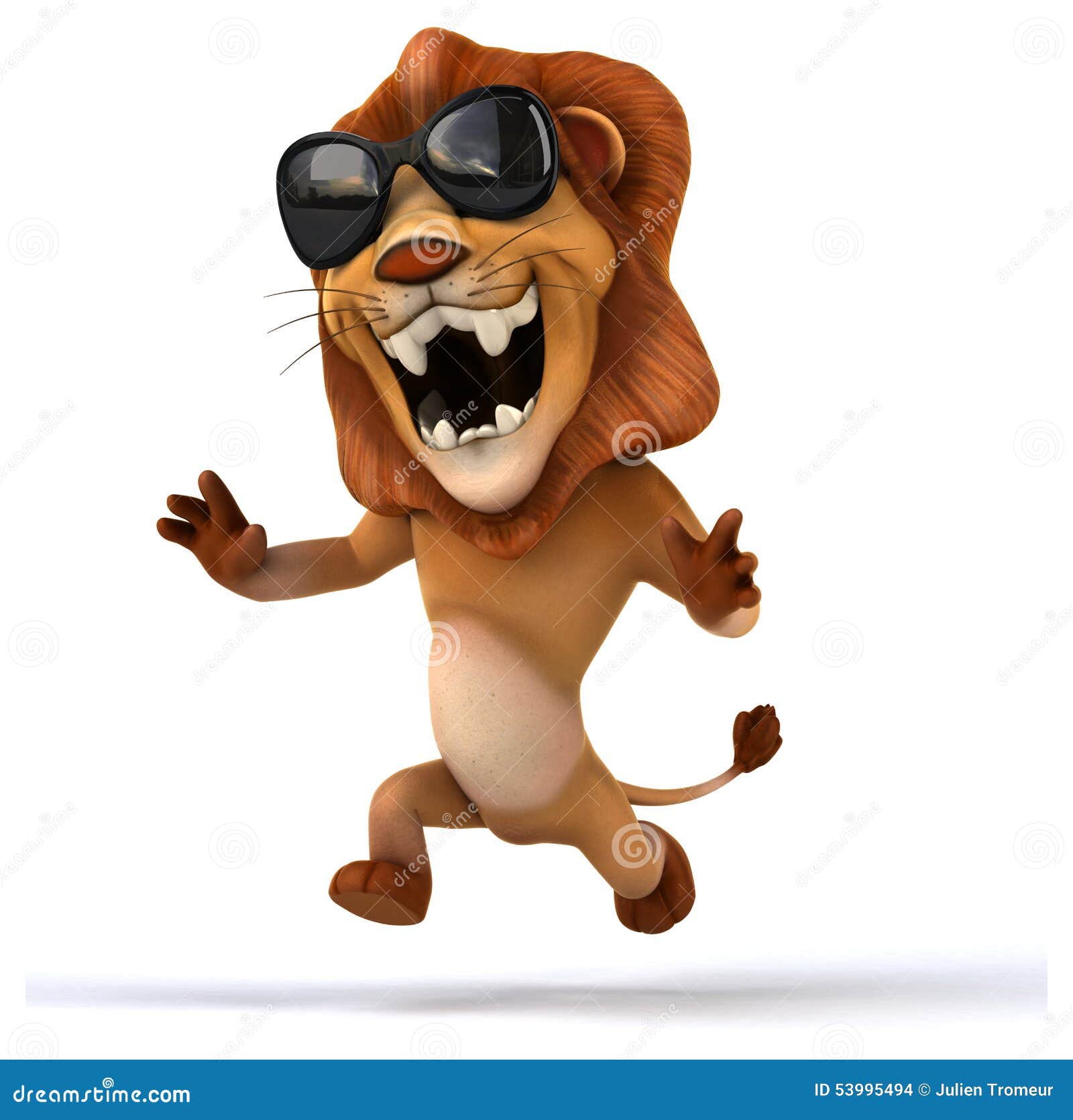 Fun lion stock illustration. Illustration of safari, king - 53995494