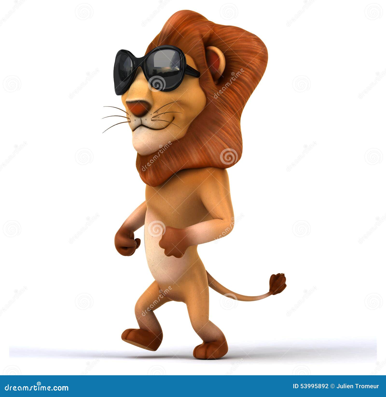 Fun lion stock illustration. Illustration of majestic - 53995892