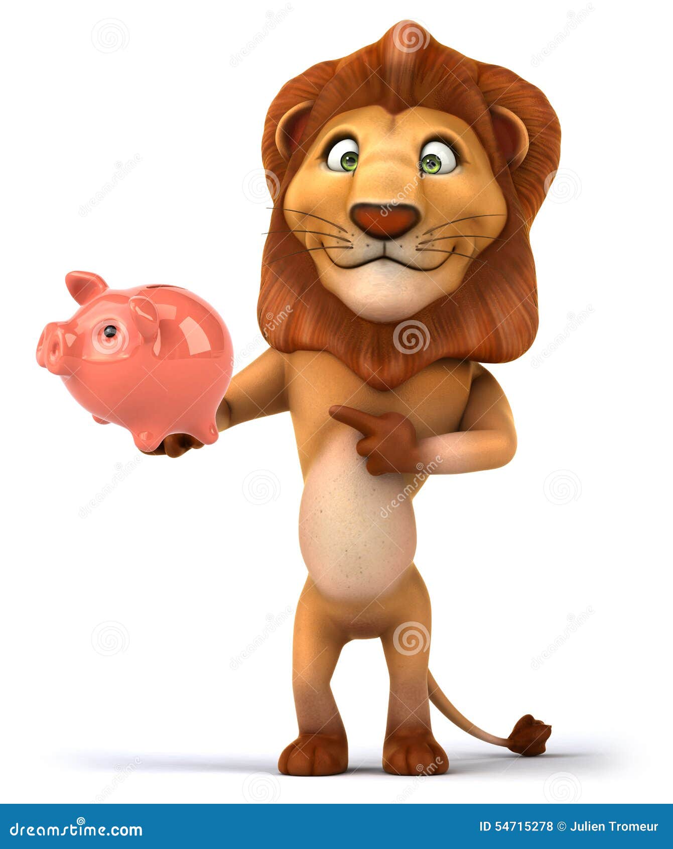 Fun lion stock illustration. Illustration of lion, lazy - 54715278