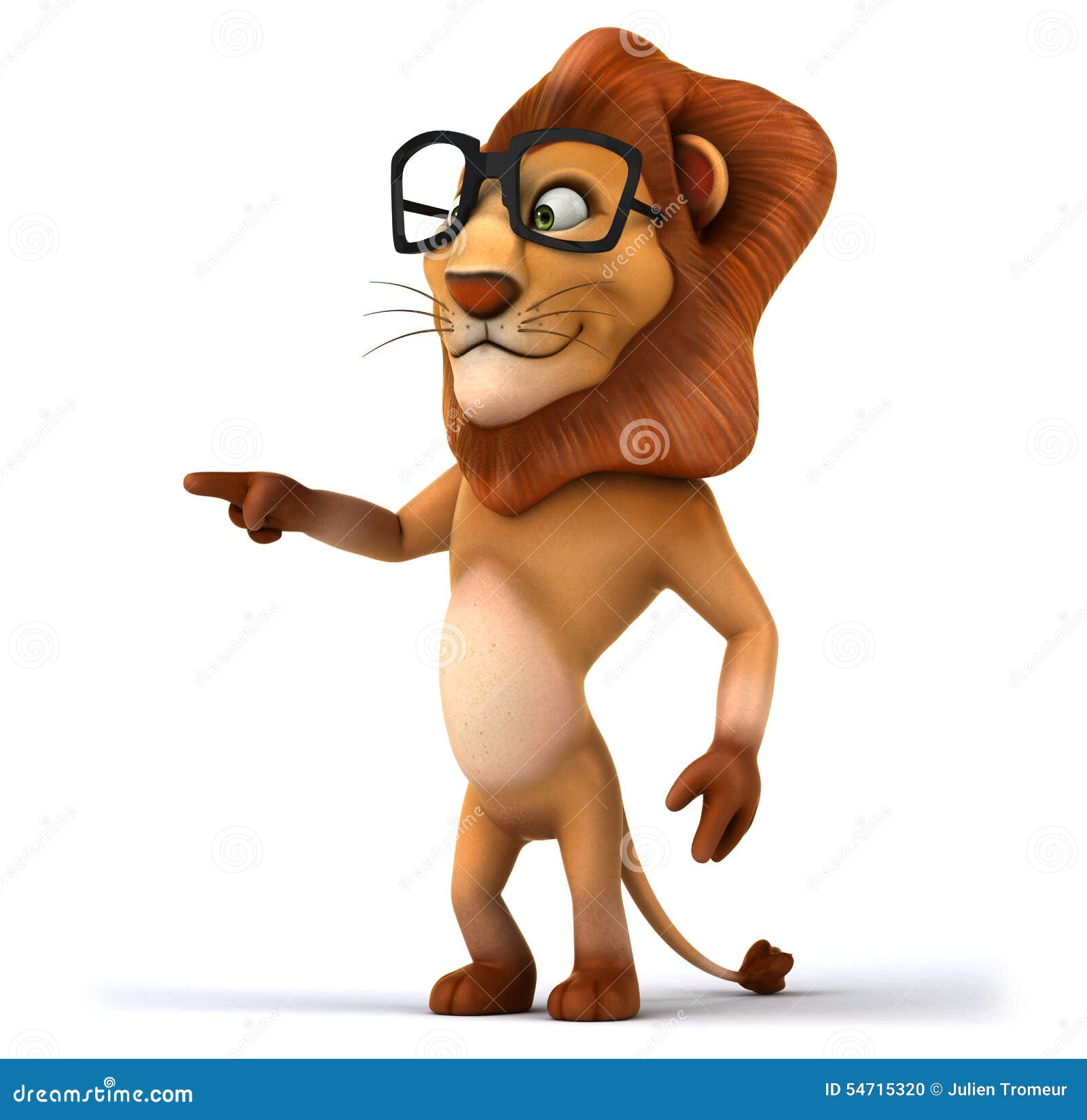 Fun lion stock illustration. Illustration of beast, animals - 54715320