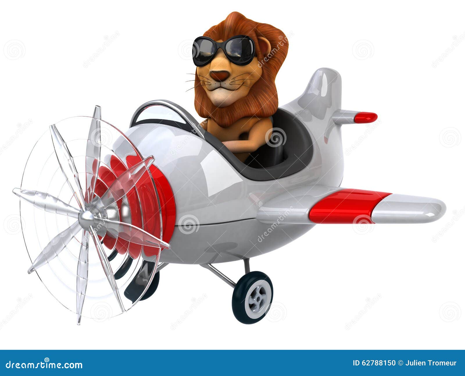 Fun lion stock illustration. Illustration of lion, dangerous - 62788150