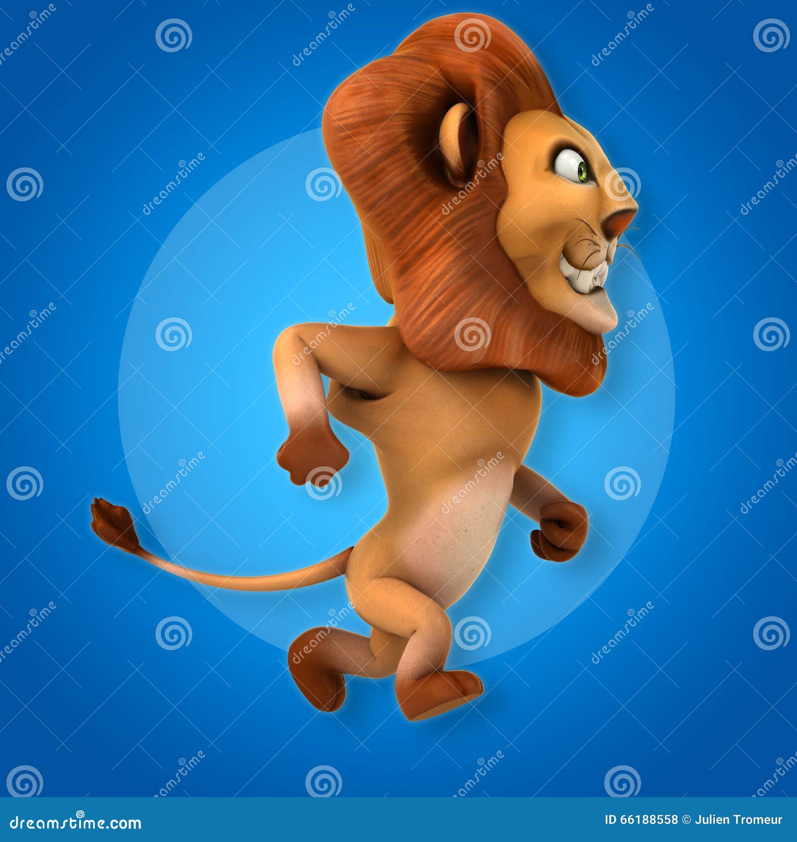 Fun lion stock illustration. Illustration of studio, carnivore - 66188558