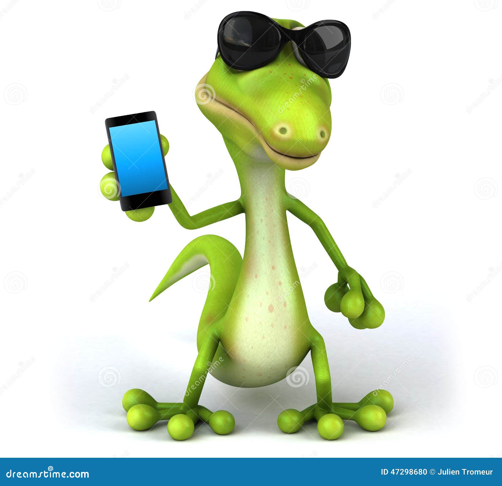 Fun lizard stock illustration. Illustration of isolated - 47298680