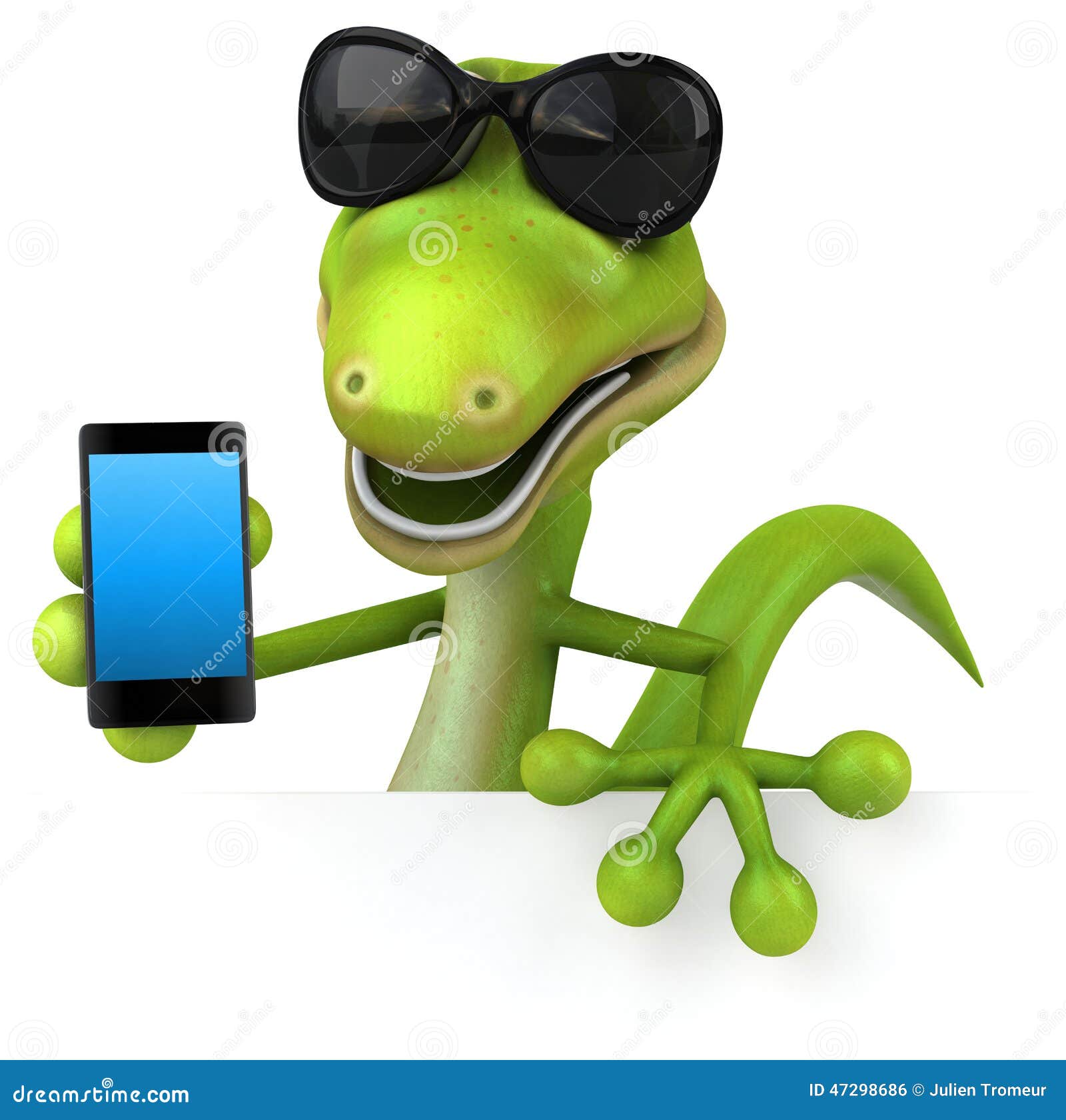 Fun lizard stock illustration. Illustration of animal - 47298686