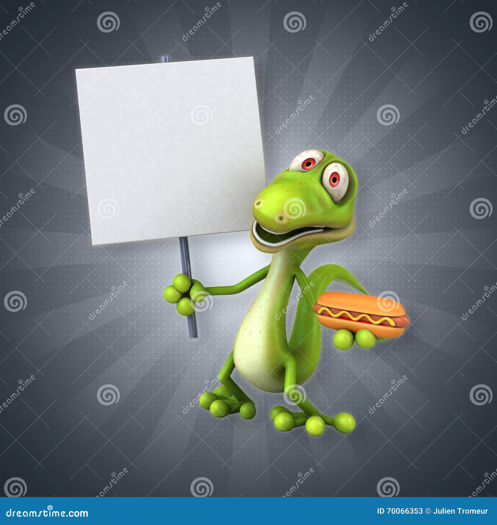 Fun lizard stock illustration. Illustration of gecko - 70066353